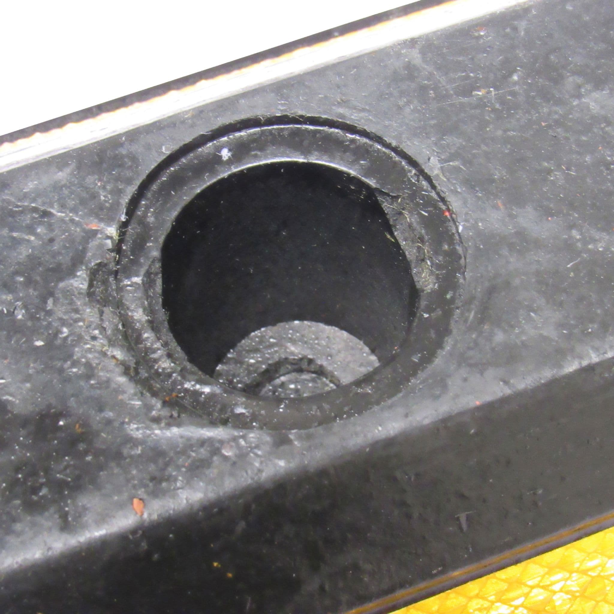 Pair of Reflective Wheel Stop Blocks | SecureFix Direct