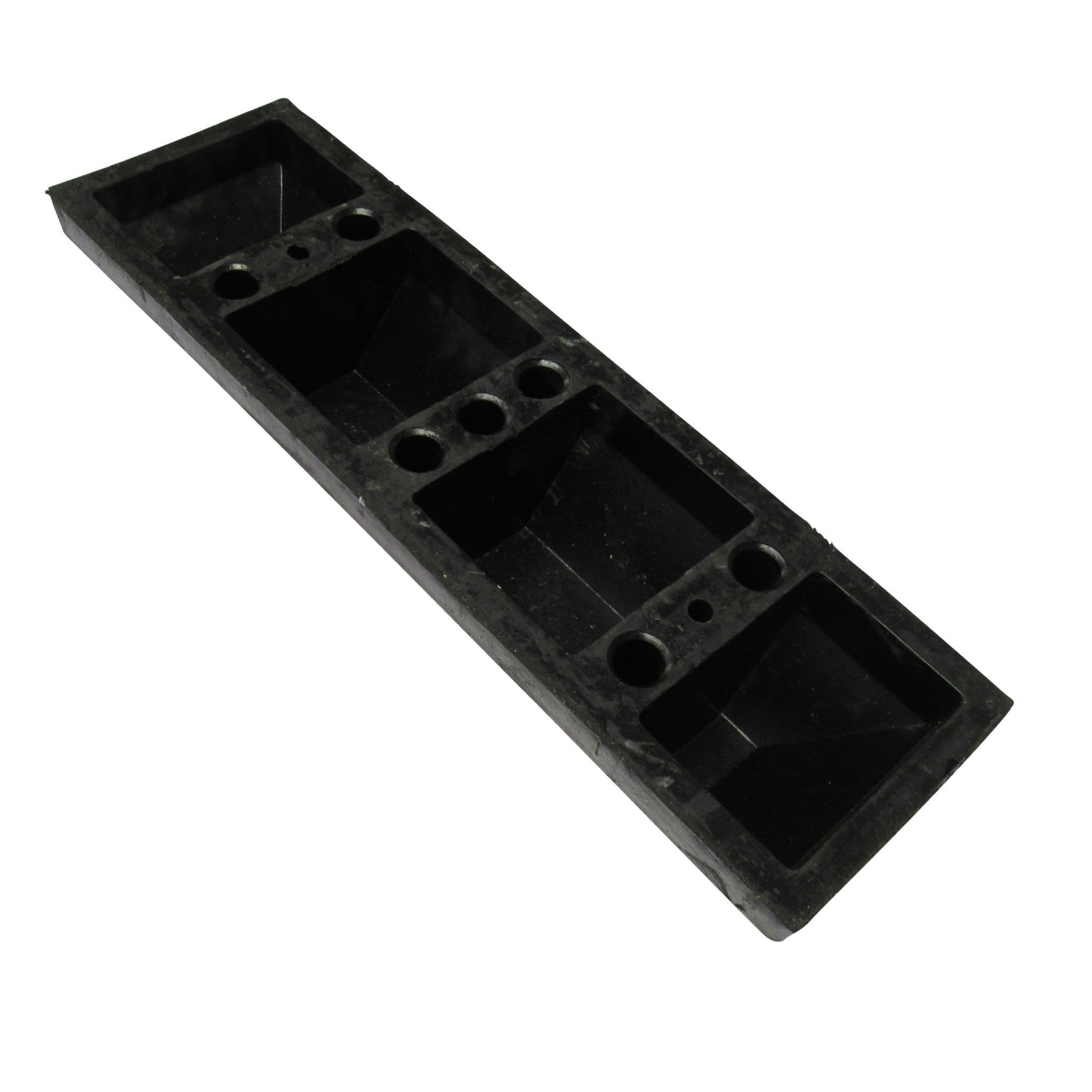 Pair of Reflective Wheel Stop Blocks | SecureFix Direct