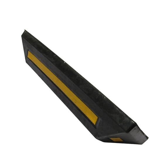 Pair of Reflective Wheel Stop Blocks | SecureFix Direct