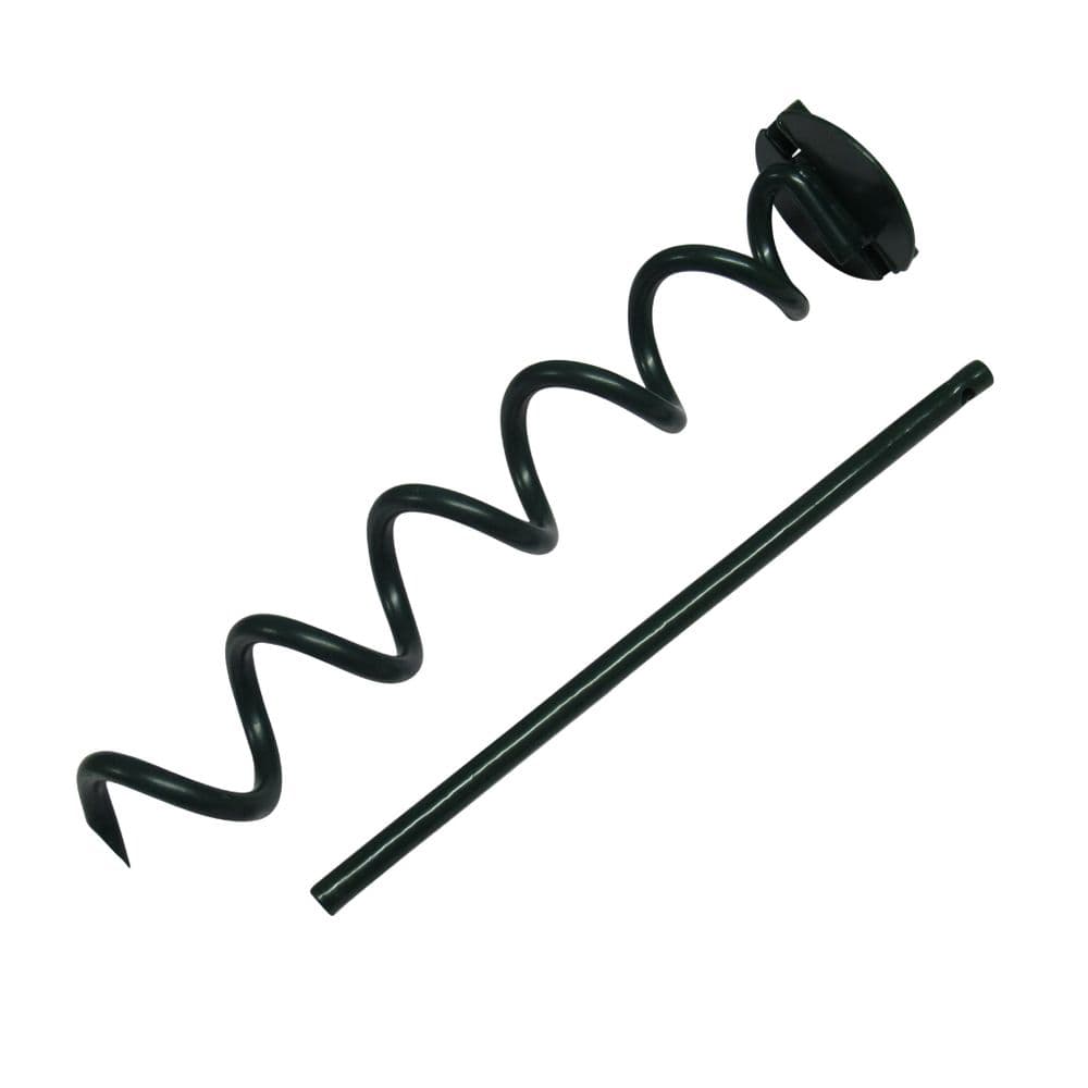 Spiral Steel Ground Anchor Stakes x2 | SecureFix Direct