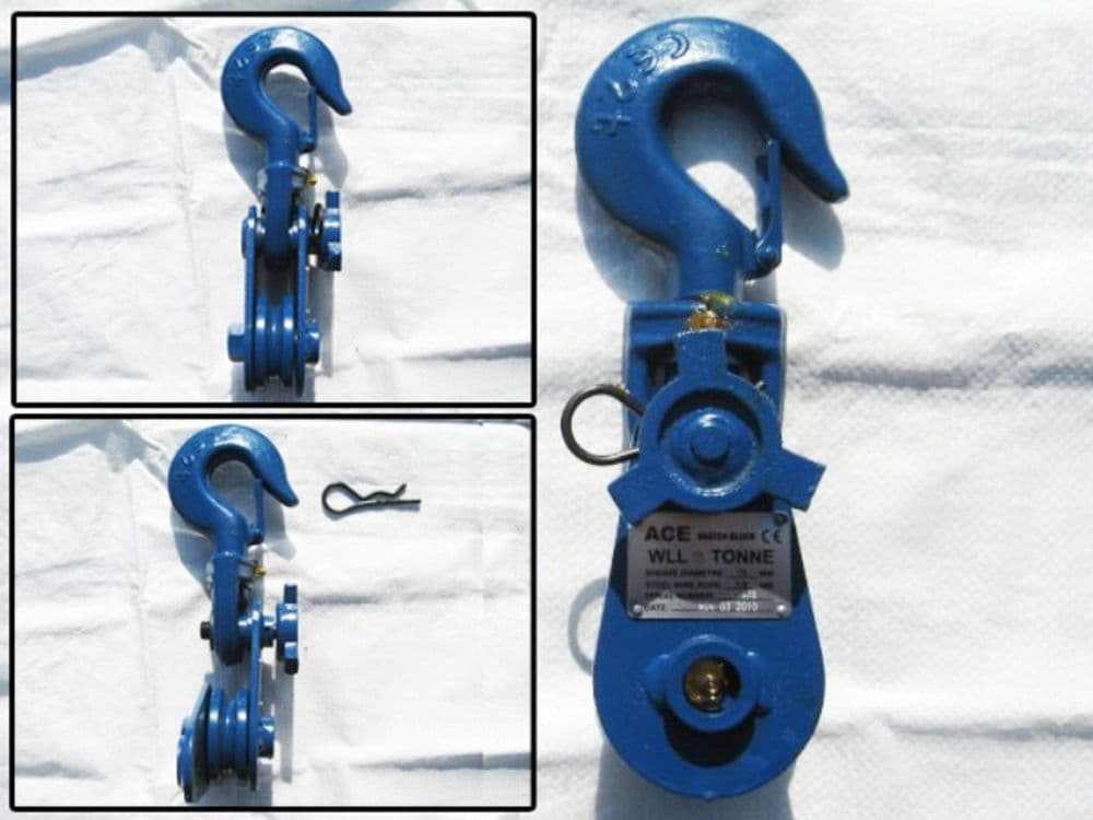 Heavy Duty Lifting Snatch Block | SecureFix Direct