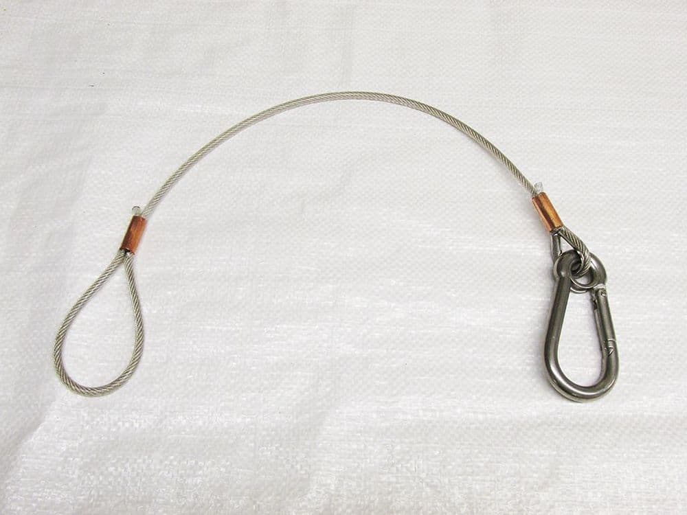 Hook And Eye Outboard Engine Safety Cable - Marine Motor Yacht Boat PVC ...