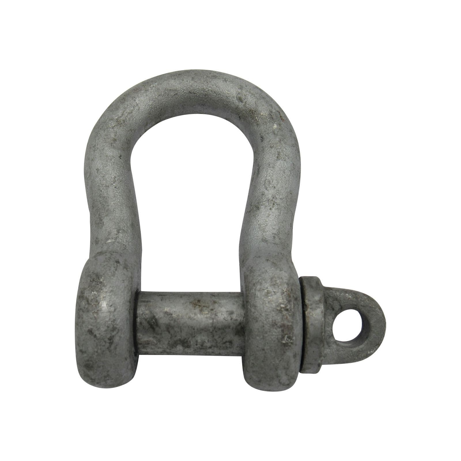 Large Bow Shackle With Screw Pin 2 Ton Galvanised - Lifting Towing ...