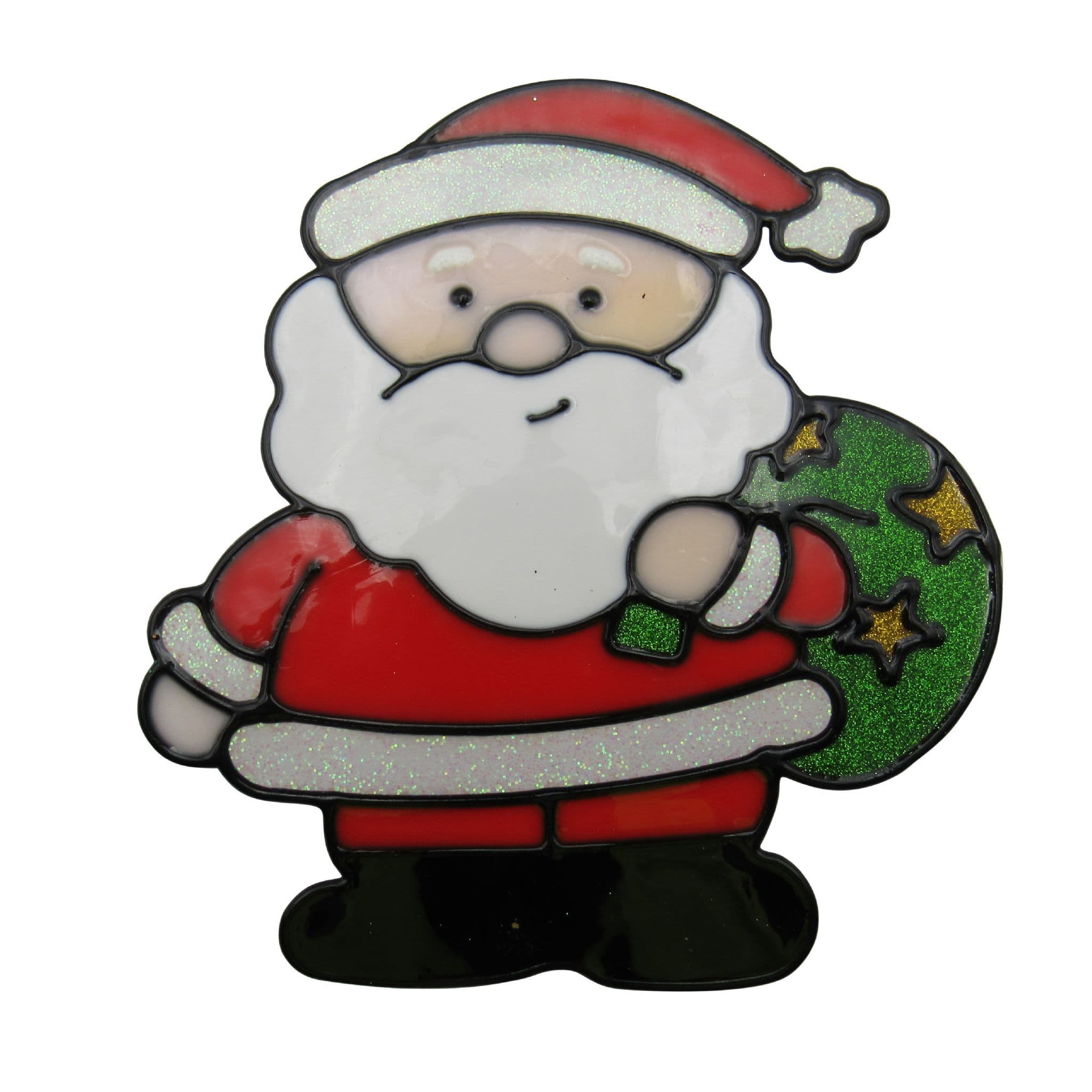 X3 Large Santa Window Clings | SecureFix Direct