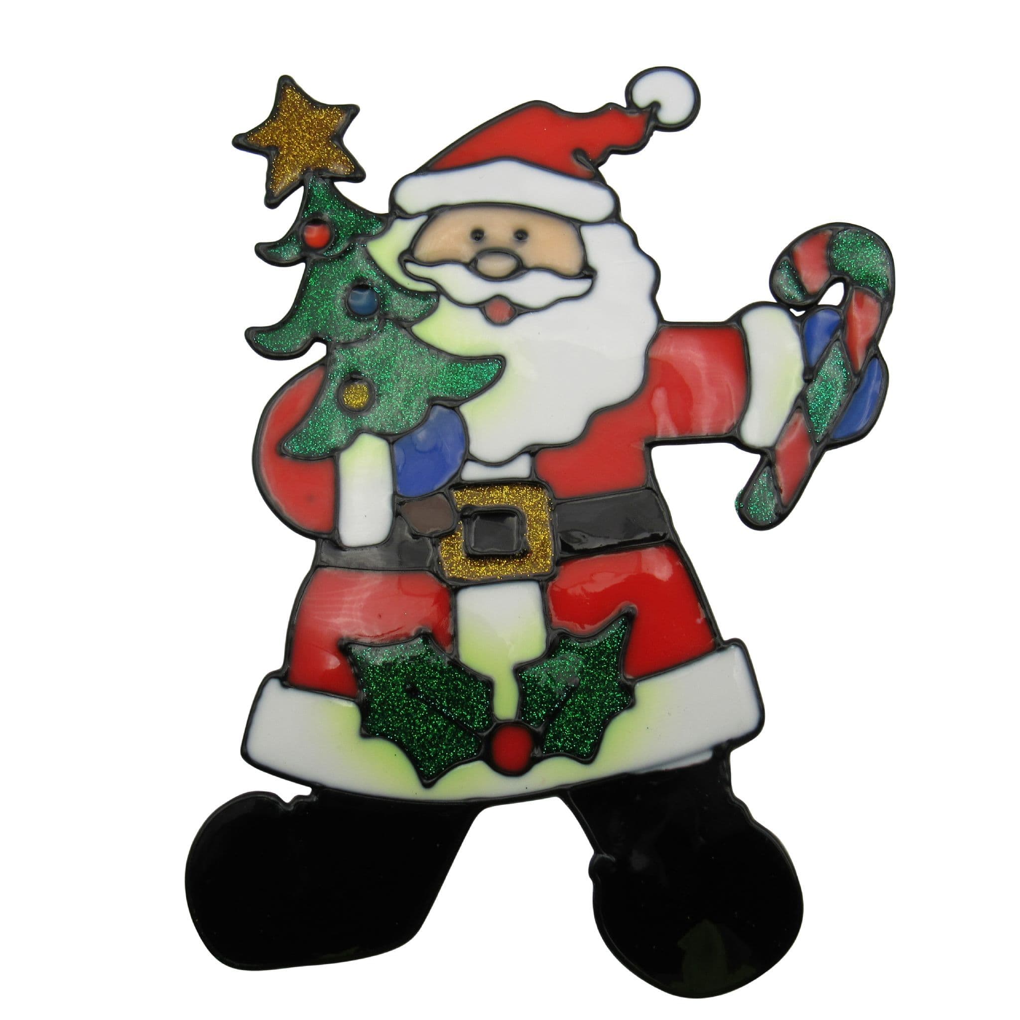 X4 Large Santa Window Clings | SecureFix Direct