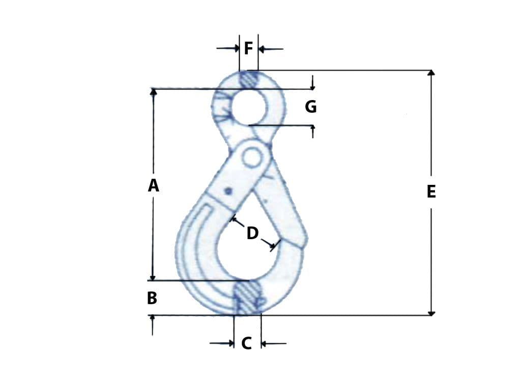 Grade 80 & 100 Eye Autolock Hook | SecureFix Direct