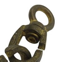 Light Brass Inglefield Clip - Flag Line Swivel Sister Brummel Hook