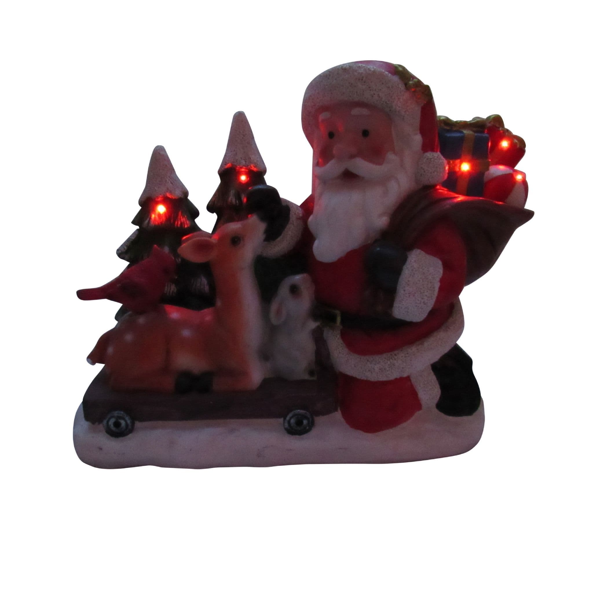 LED Santa Animal Ornament | SecureFix Direct