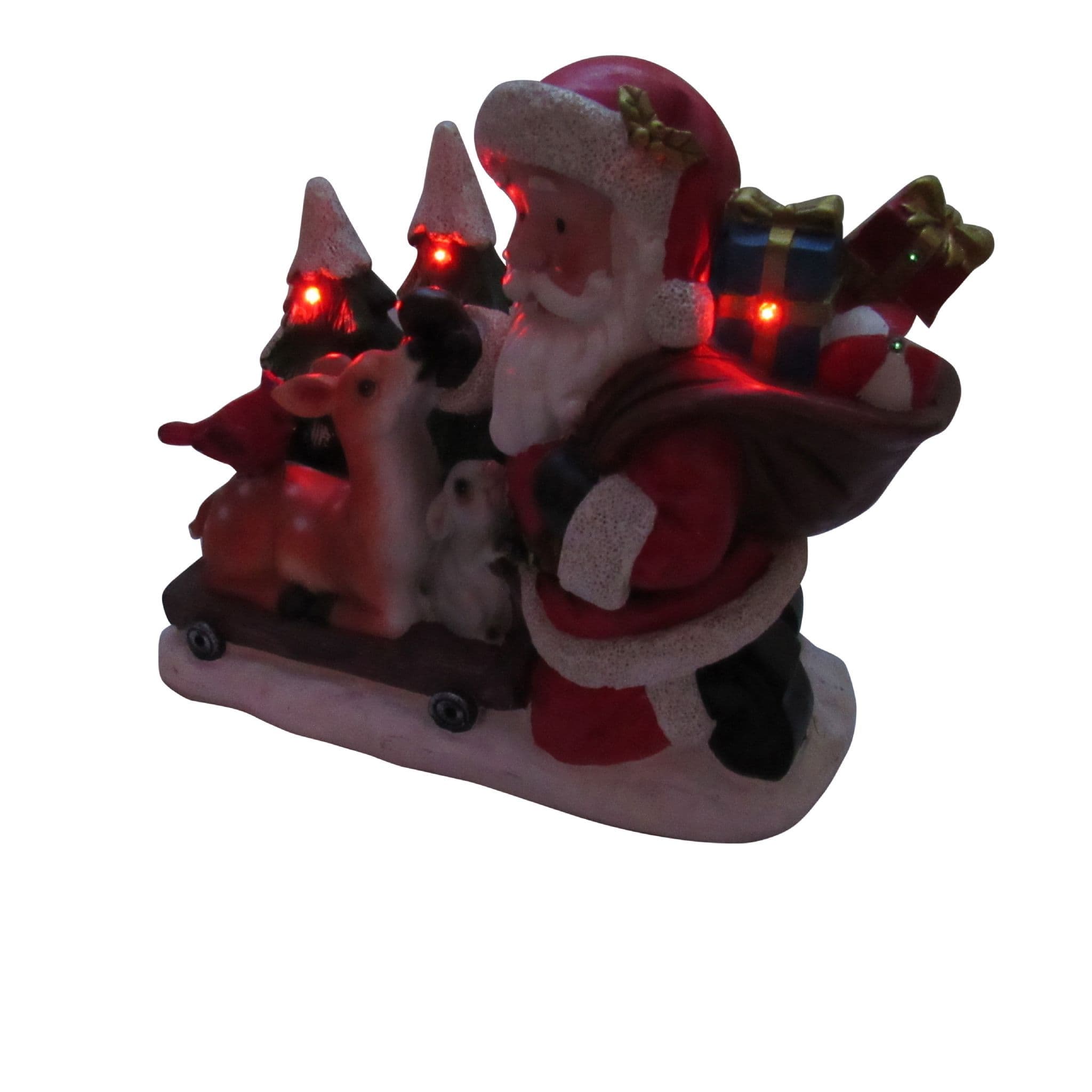 LED Santa Animal Ornament | SecureFix Direct