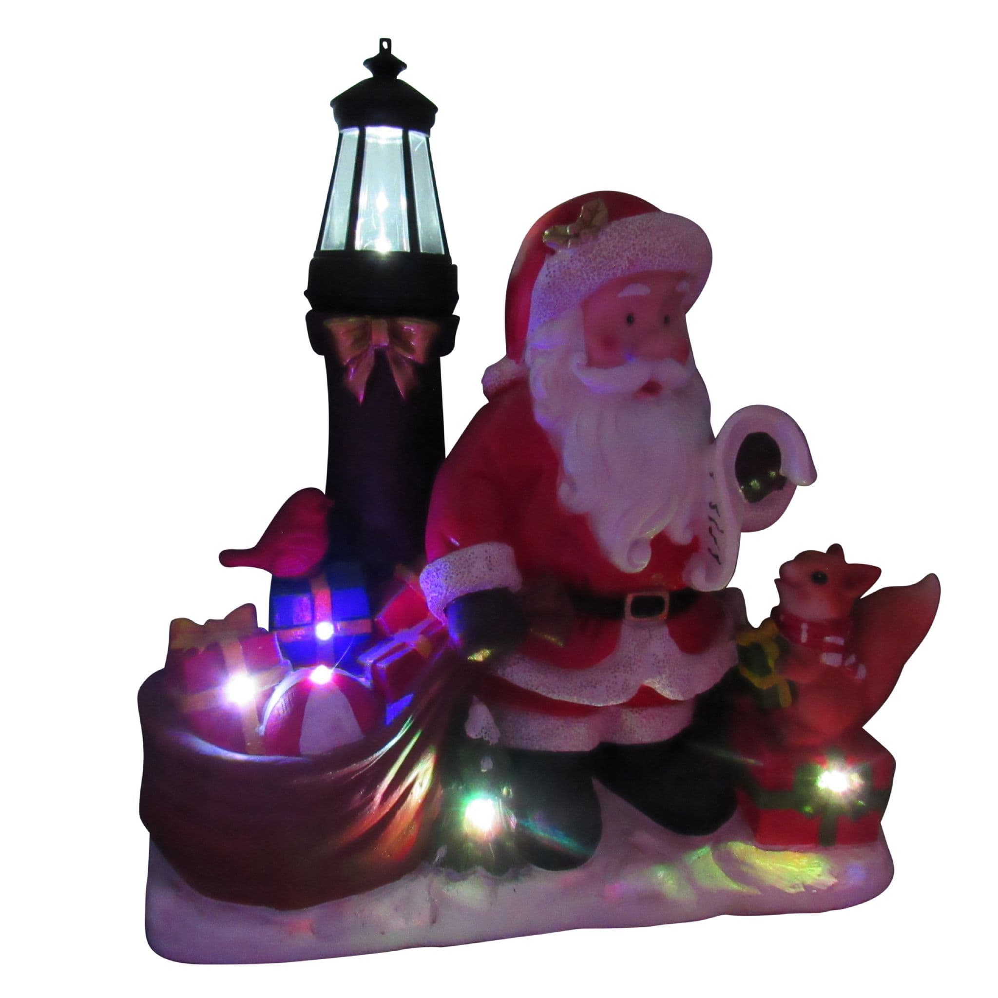 Santa List Led Lantern Figurine | SecureFix Direct