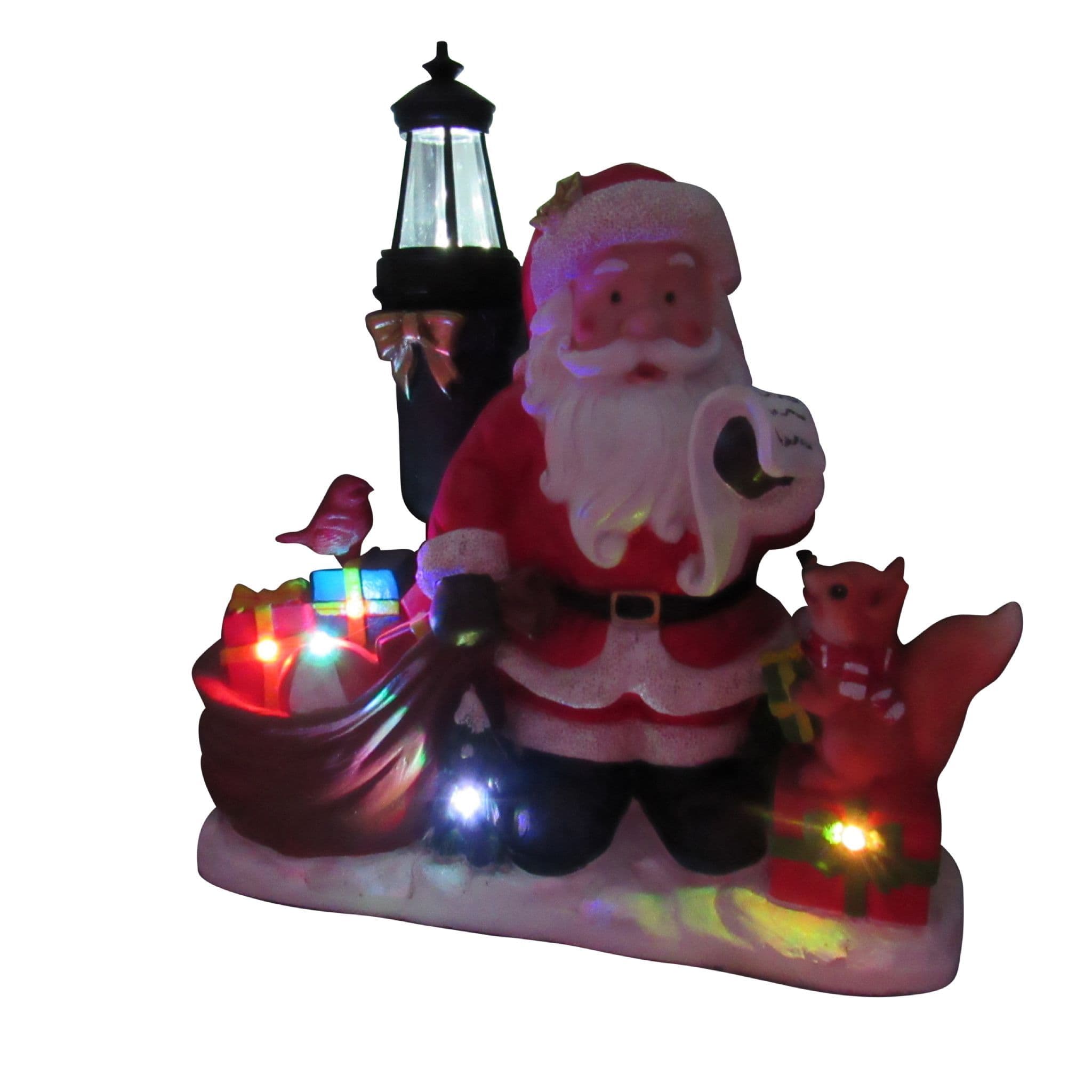 Santa List Led Lantern Figurine | SecureFix Direct