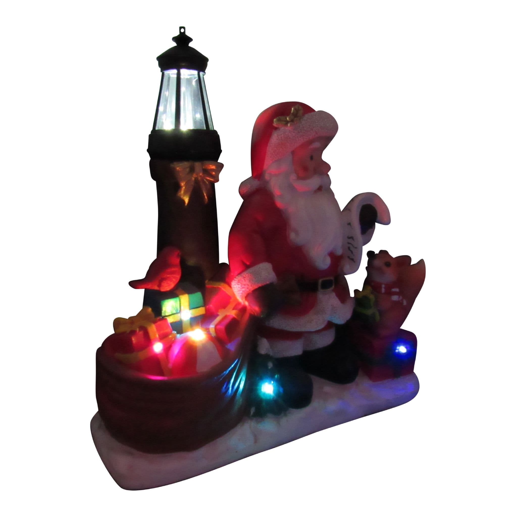 Santa List Led Lantern Figurine | SecureFix Direct