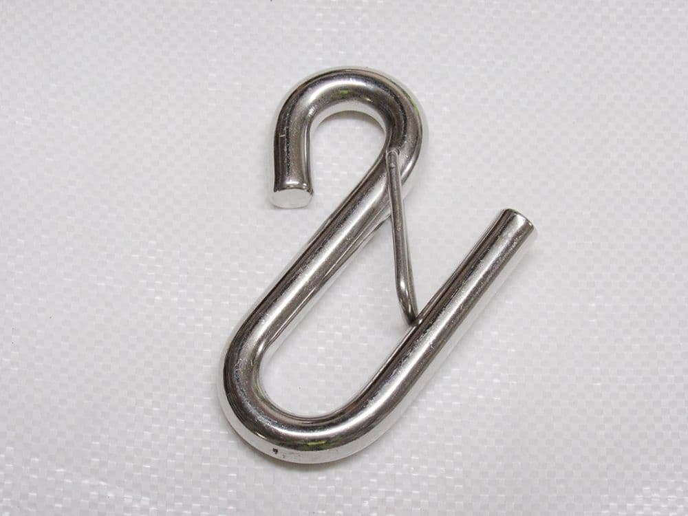 11MM Stainless Long Arm S Hook | SecureFix Direct