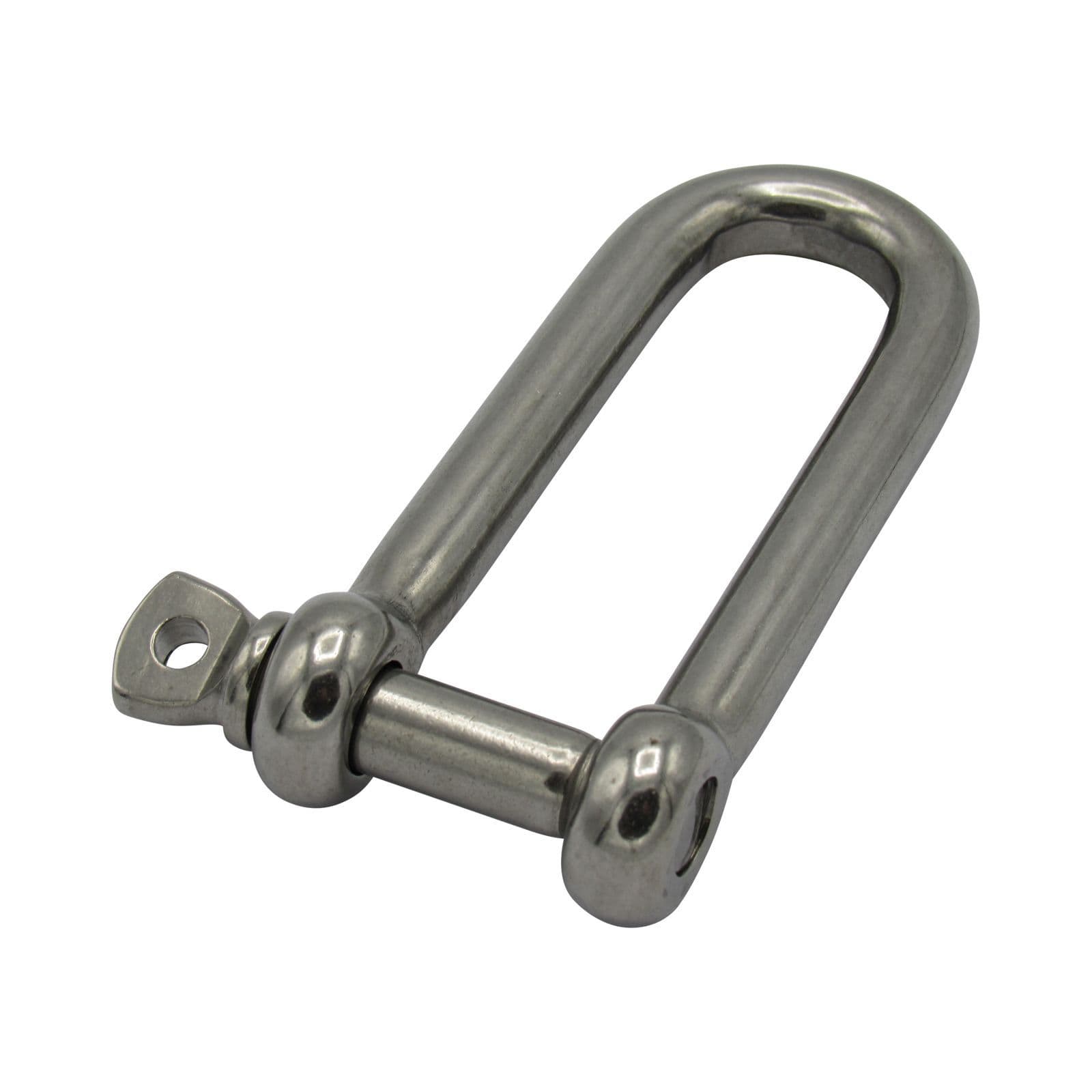 Long D Shackle Stainless Steel 4MM Marine Boat Rigging Sails Halyards Dee