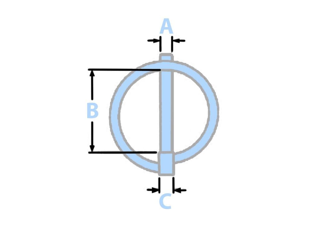 2X 4MM Stainless Steel Lynch Pins | SecureFix Direct