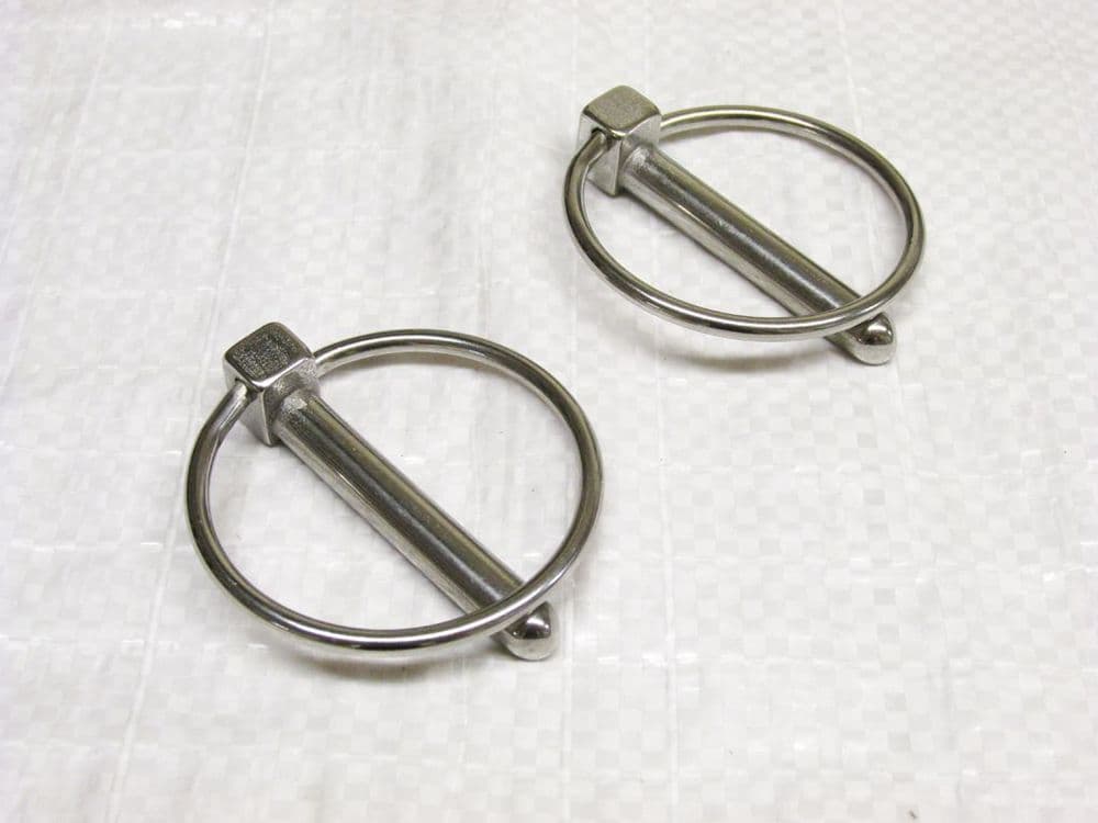 2X 8MM Lynch Pin Stainless Steel | SecureFix Direct