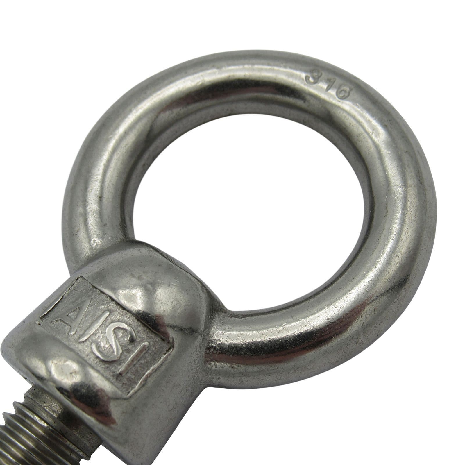 Marine Eye Bolt Long Shank M10 x 50MM | SecureFix Direct