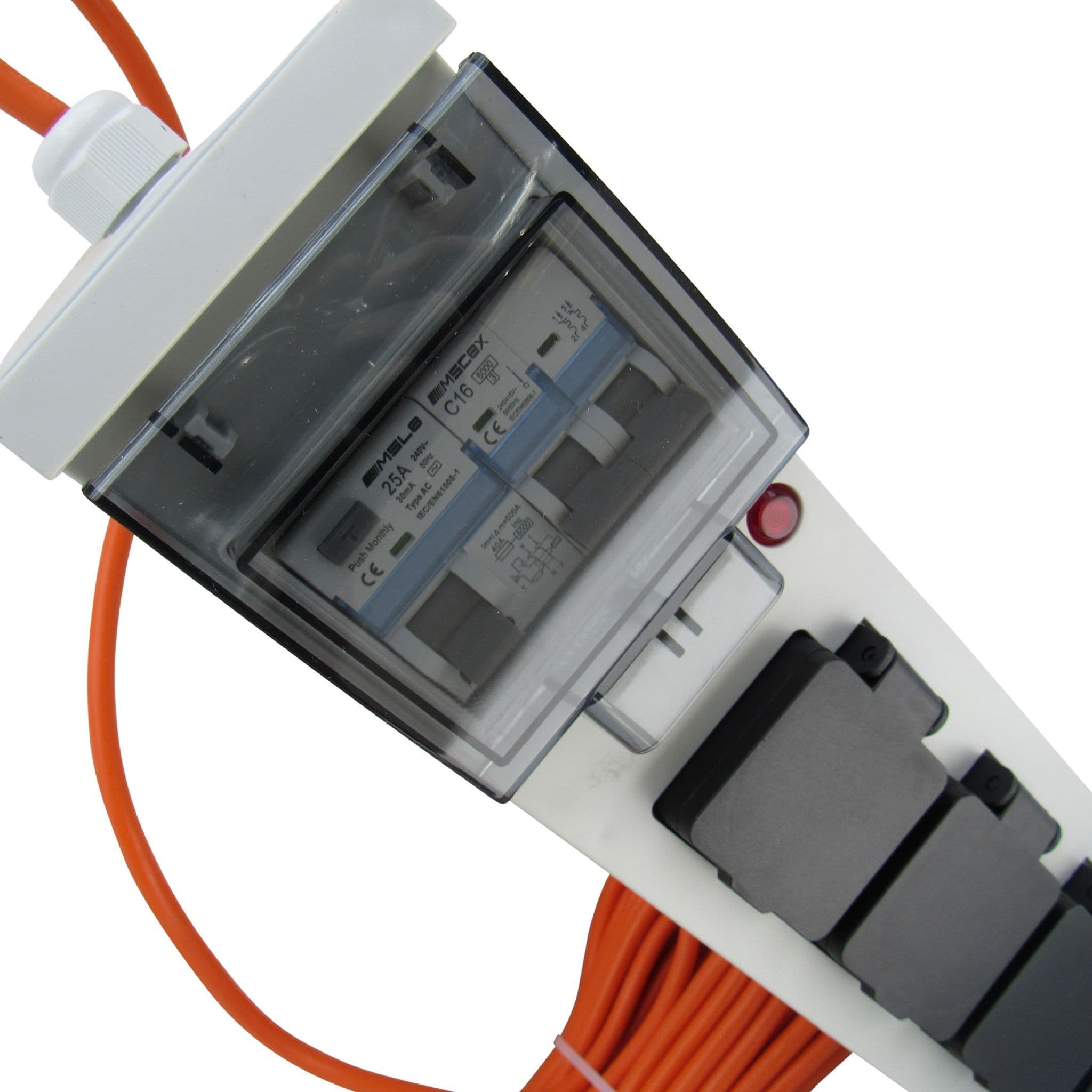 Mains Hook Up 15M Cable 3 Pin Plug & 2 USB | SecureFix Direct