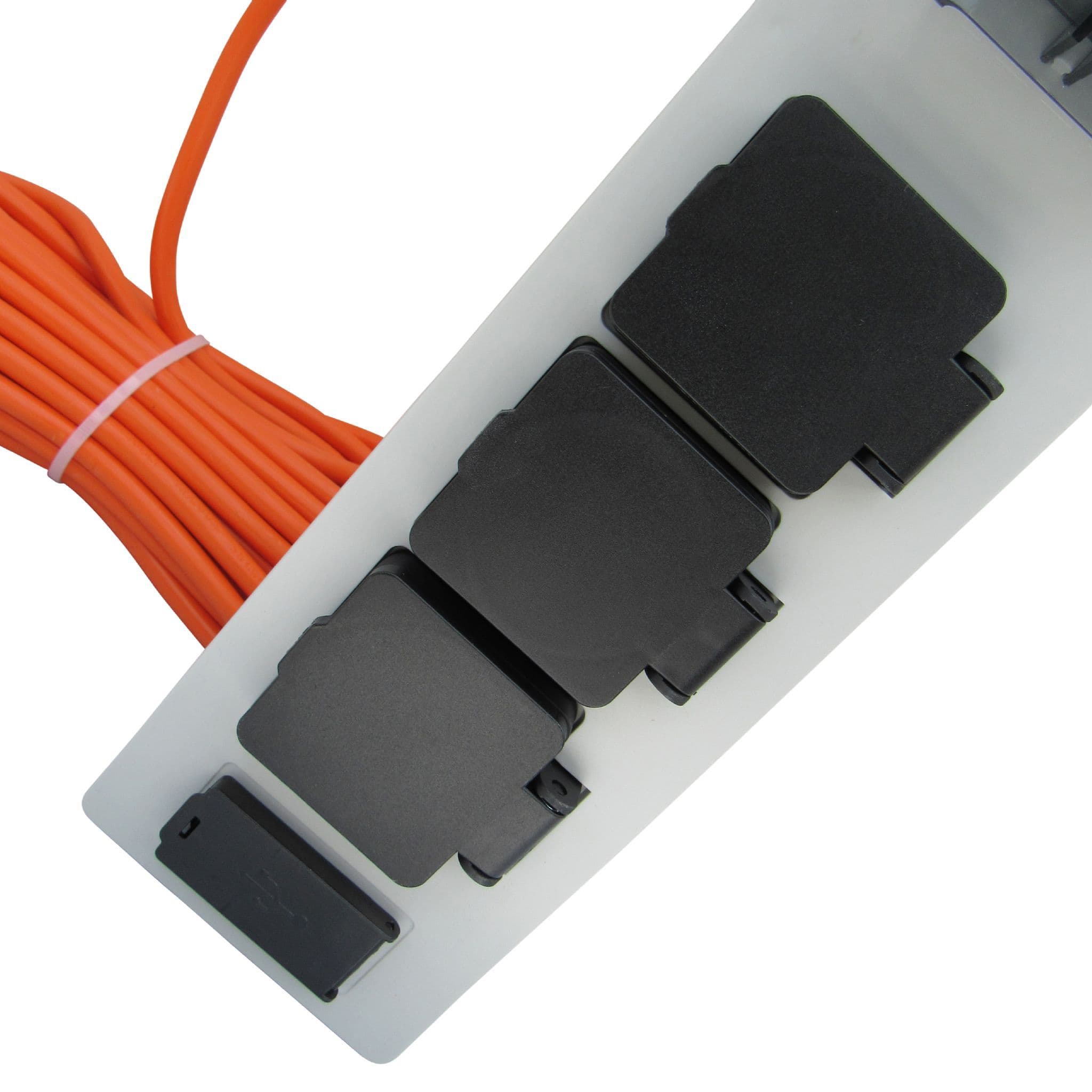 Mains Hook Up 15M Cable 3 Pin Plug & 2 USB | SecureFix Direct