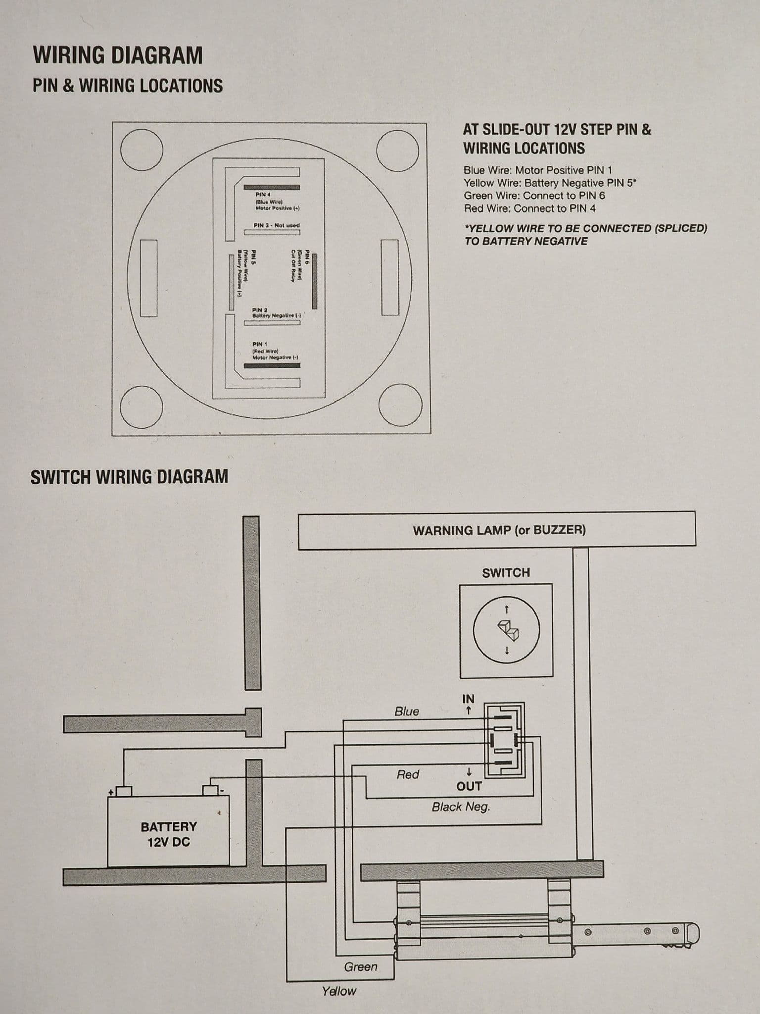 Motorhome Slideout electric step|securefix direct