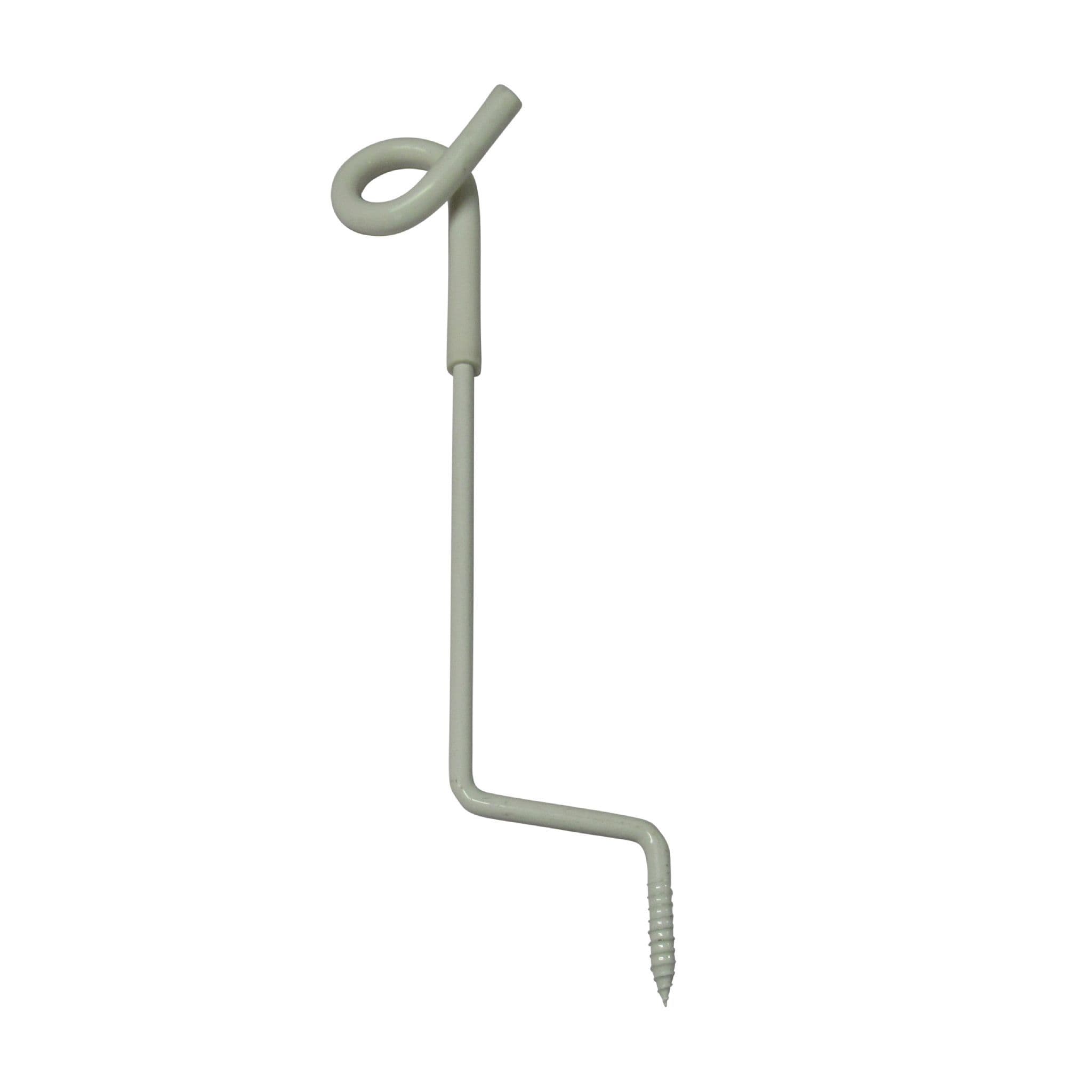 10X White Offest Pig Tail Insulators | SecureFix Direct