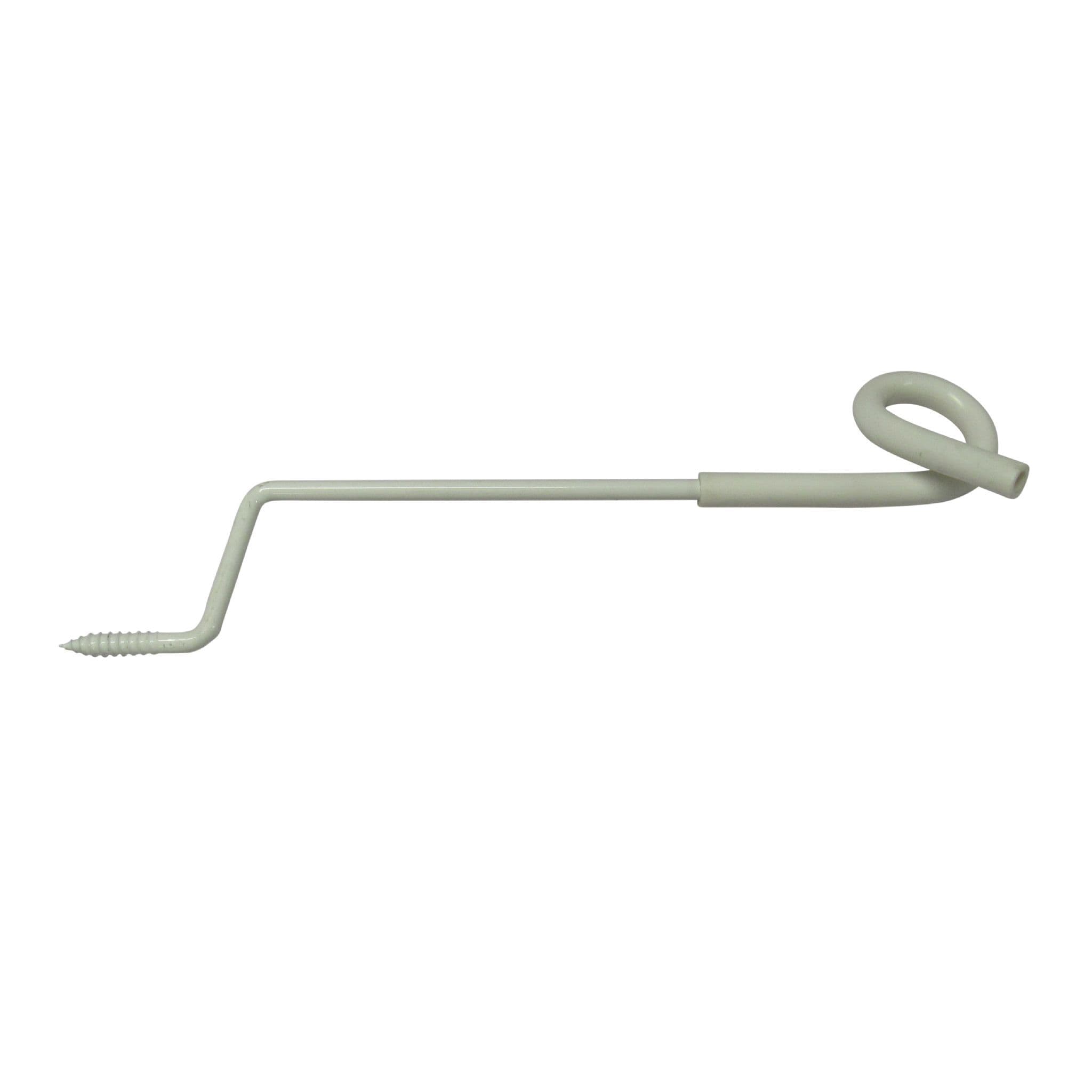 10X White Offest Pig Tail Insulators | SecureFix Direct