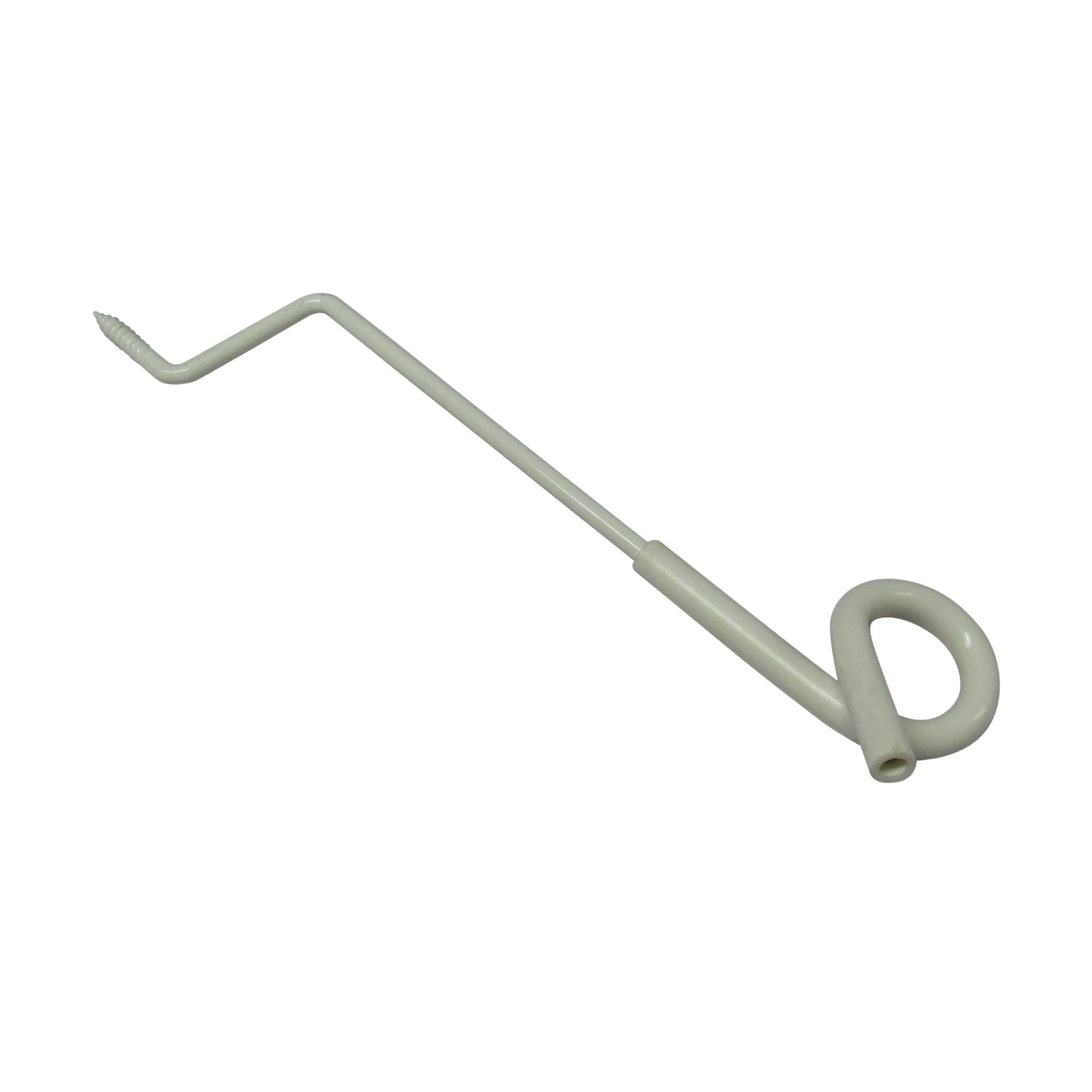 10X White Offest Pig Tail Insulators | SecureFix Direct