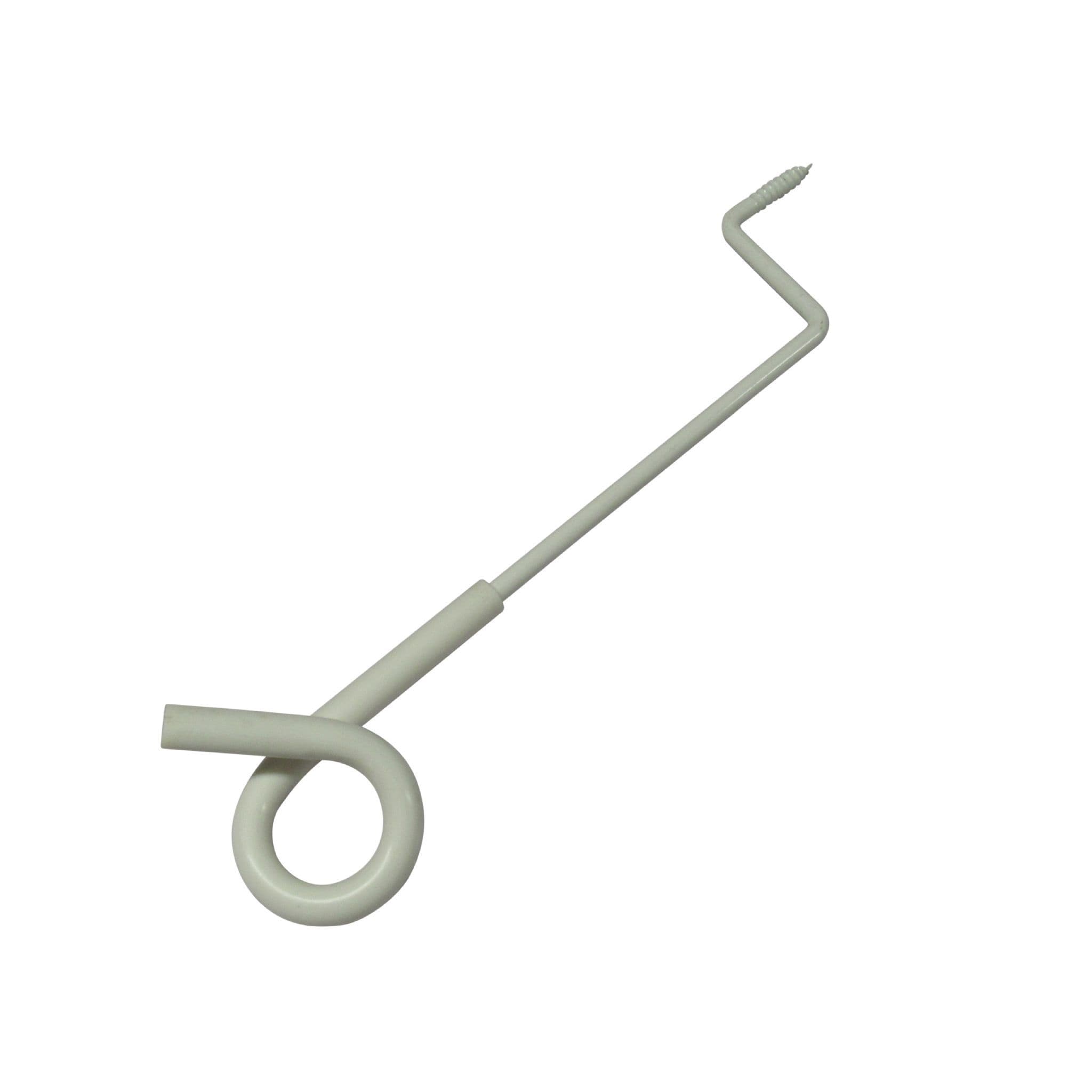 10X White Offest Pig Tail Insulators | SecureFix Direct