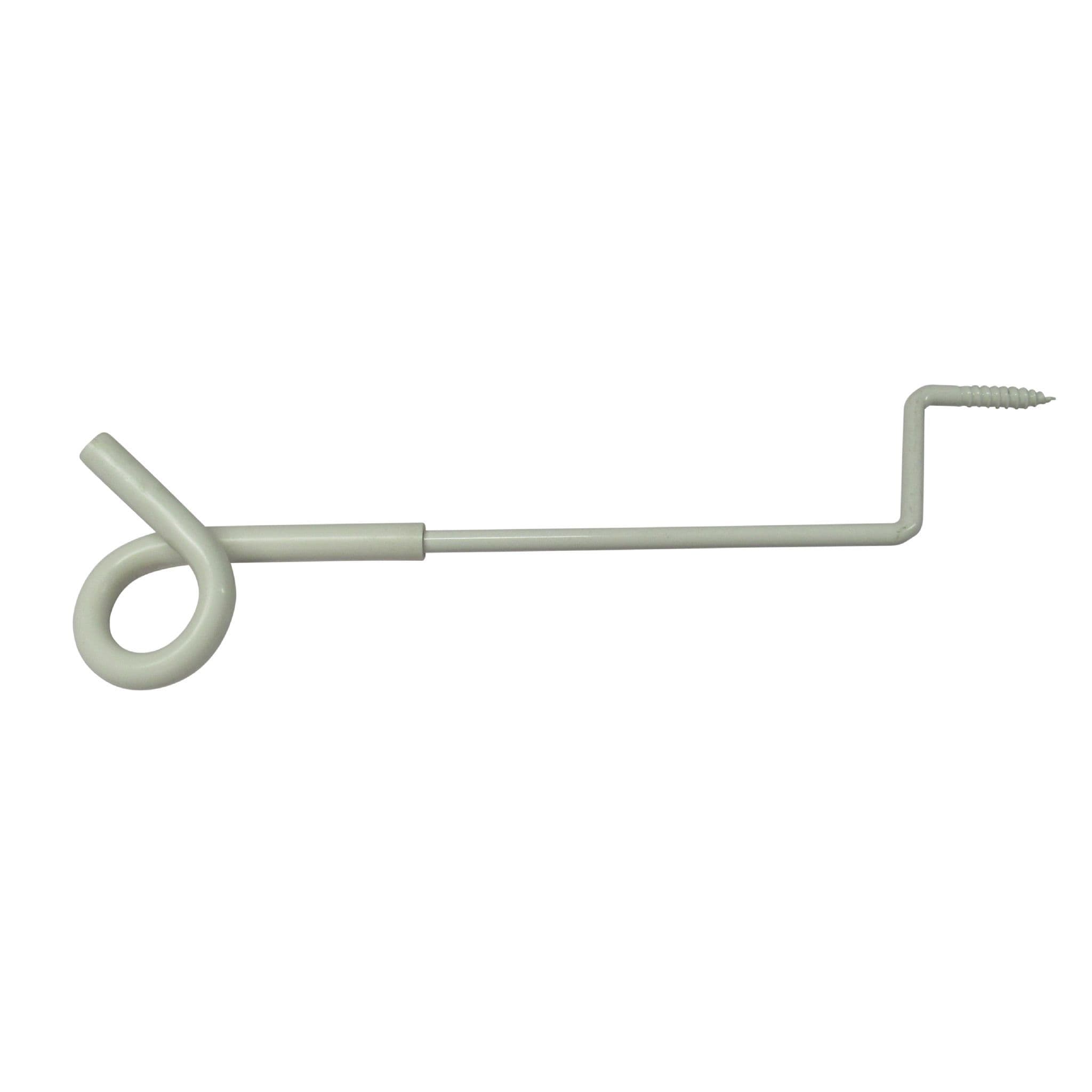 10X White Offest Pig Tail Insulators | SecureFix Direct