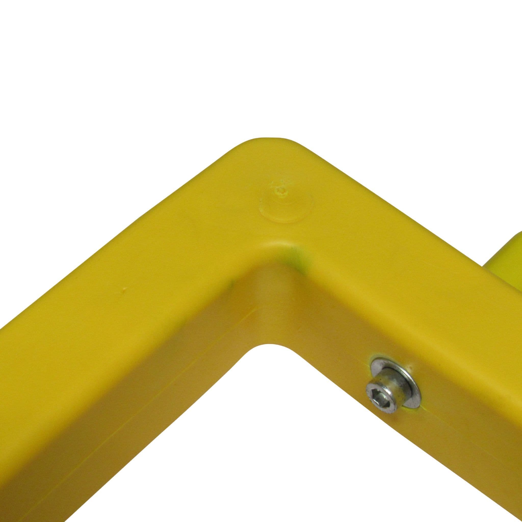 Yellow Rubber Pallet Truck Chock | SecureFix Direct