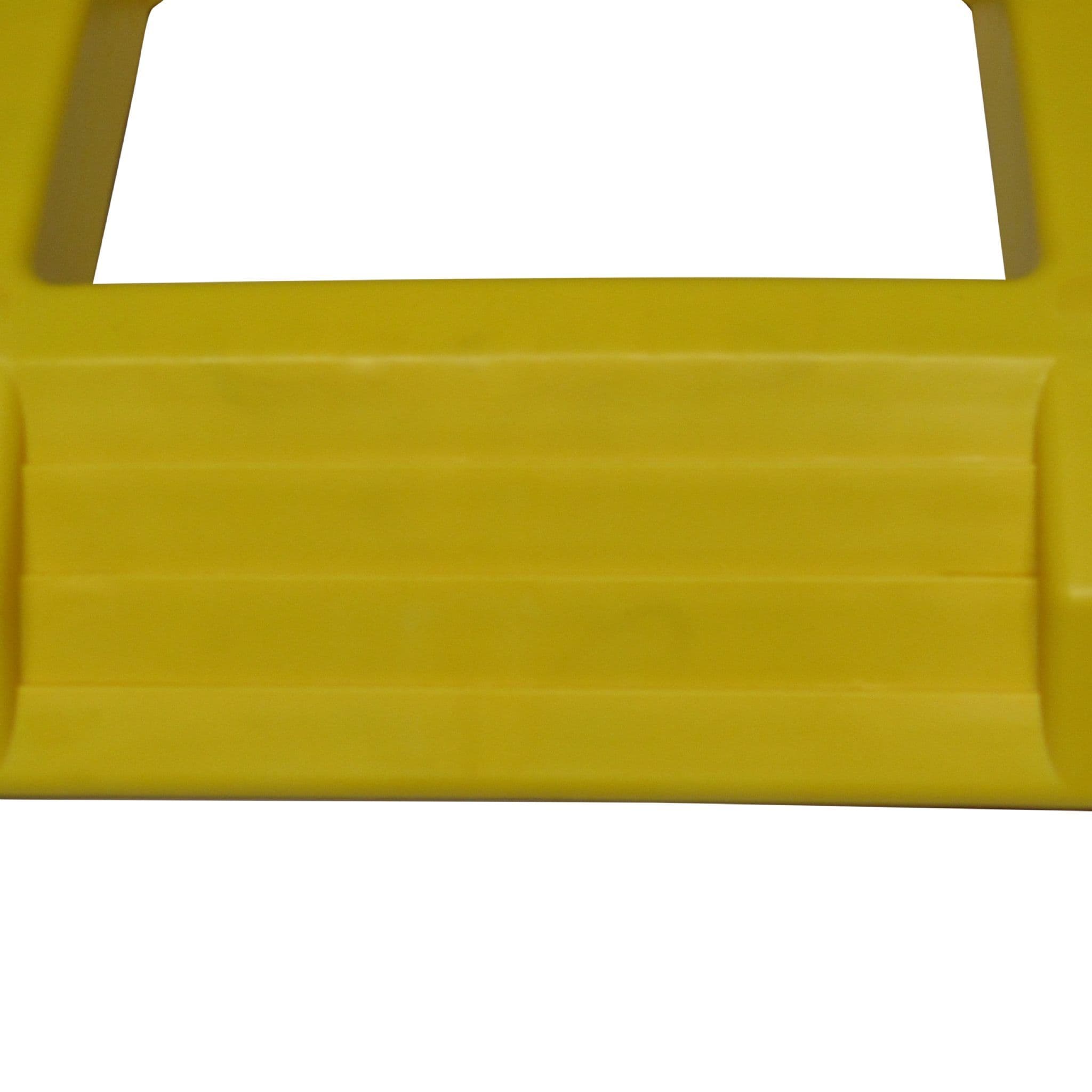 Yellow Rubber Pallet Truck Chock | SecureFix Direct