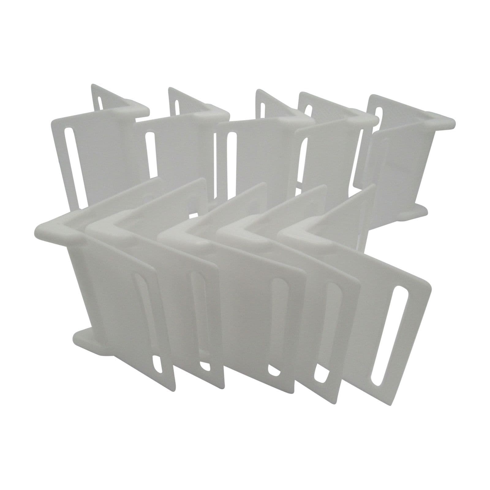 100MM Plastic Corner Guards x10 | SecureFix Direct