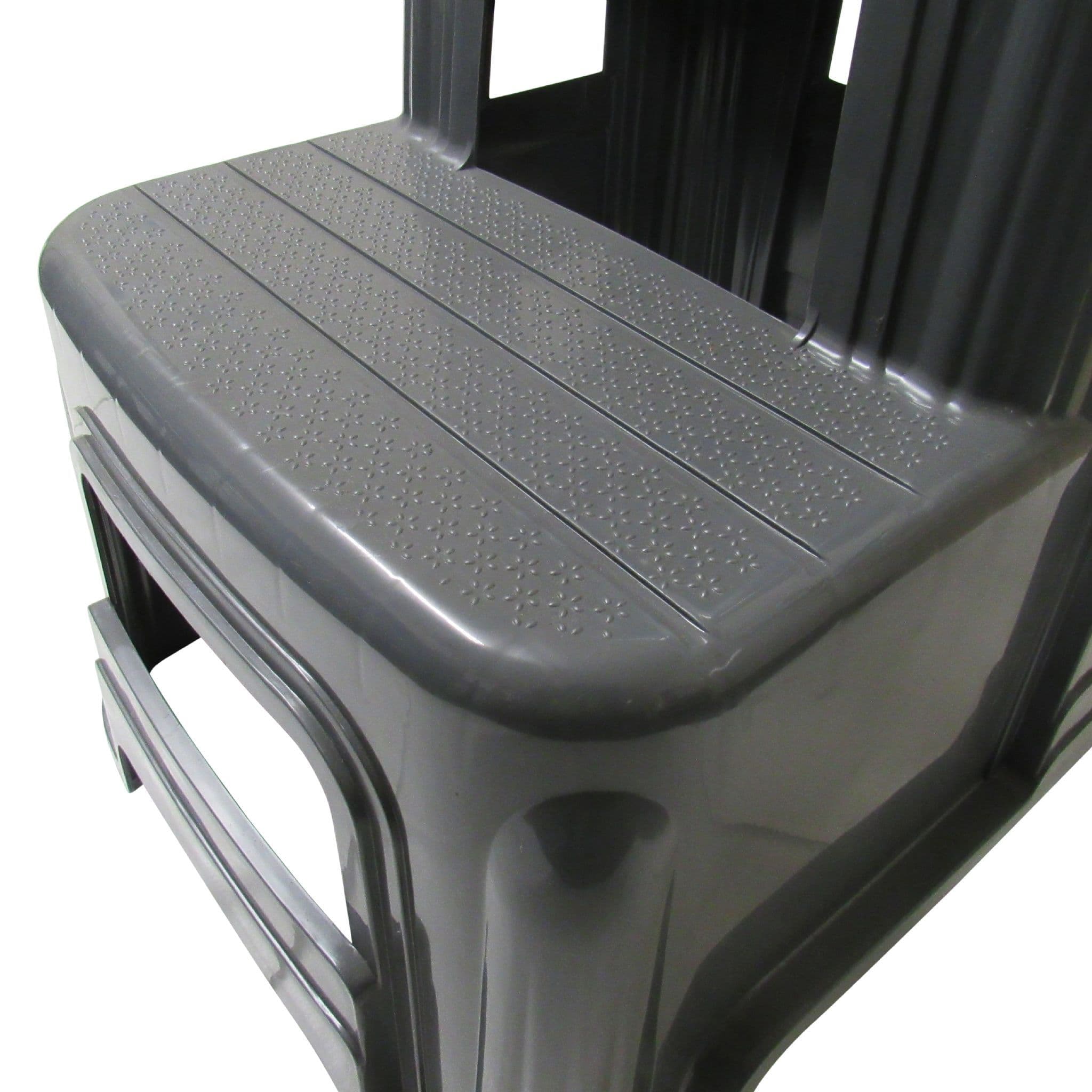 Plastic Tall Double Step Stool | SecureFix Direct