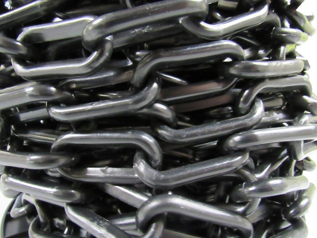 Black Plastic Chain Links 10MM x 20M | SecureFix Direct