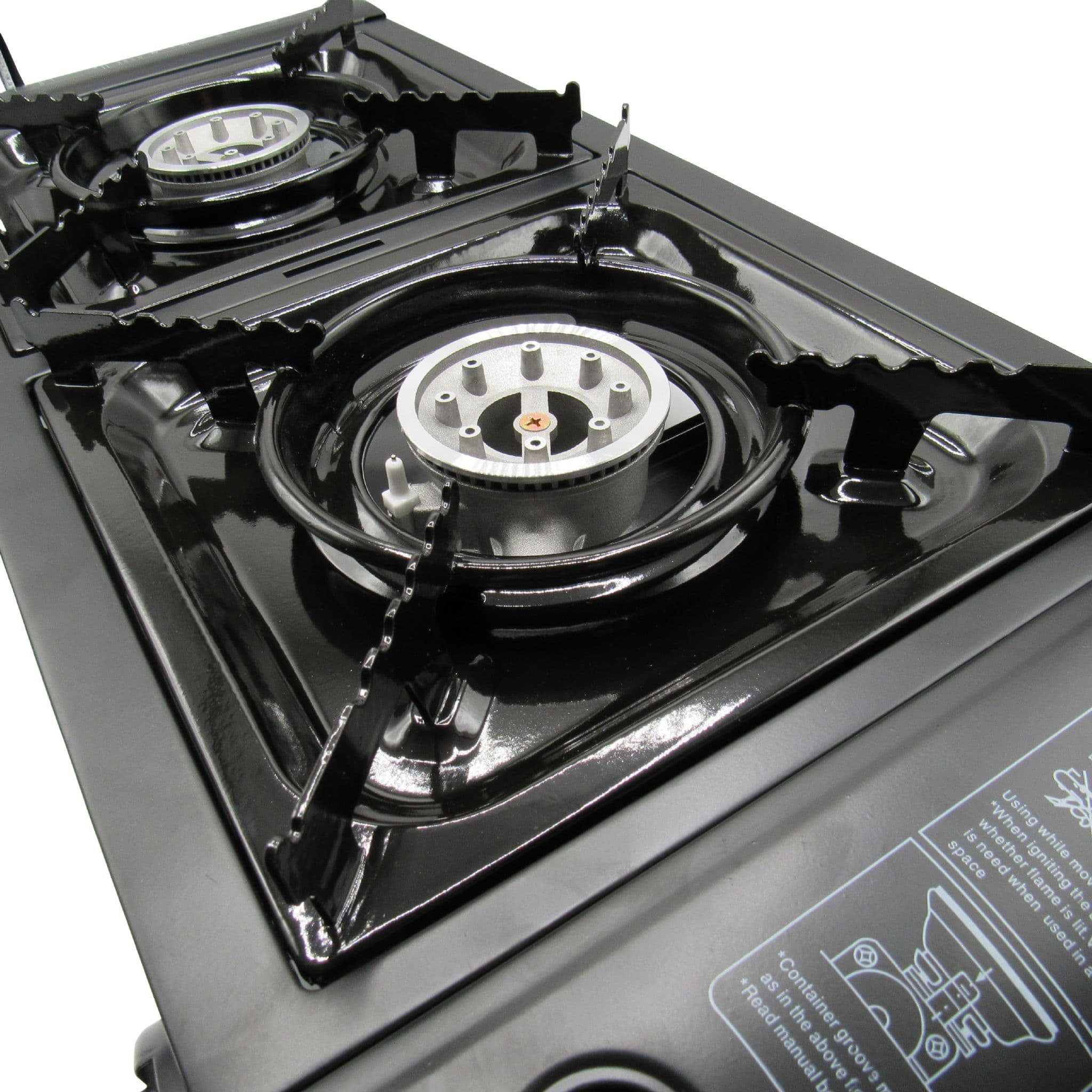 Portable Twin Gas Cooker | SecureFix Direct