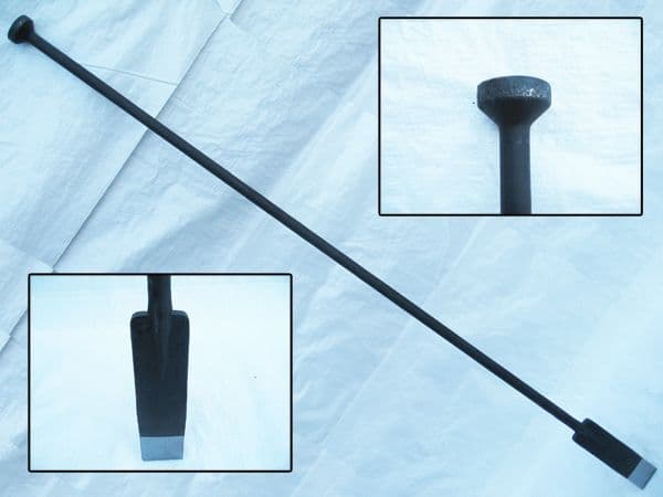 Post Hole Digging Bar Chisel And Tamper Head - Wrecking / Breaking / Garden