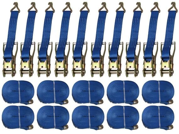 Ratchet Straps 50MM 5 Ton 6M x10 | SecureFix Direct
