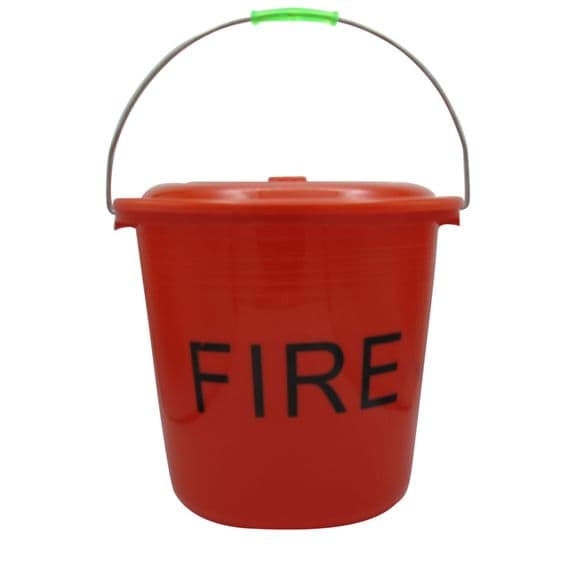 15L Plastic Fire Bucket | SecureFix Direct