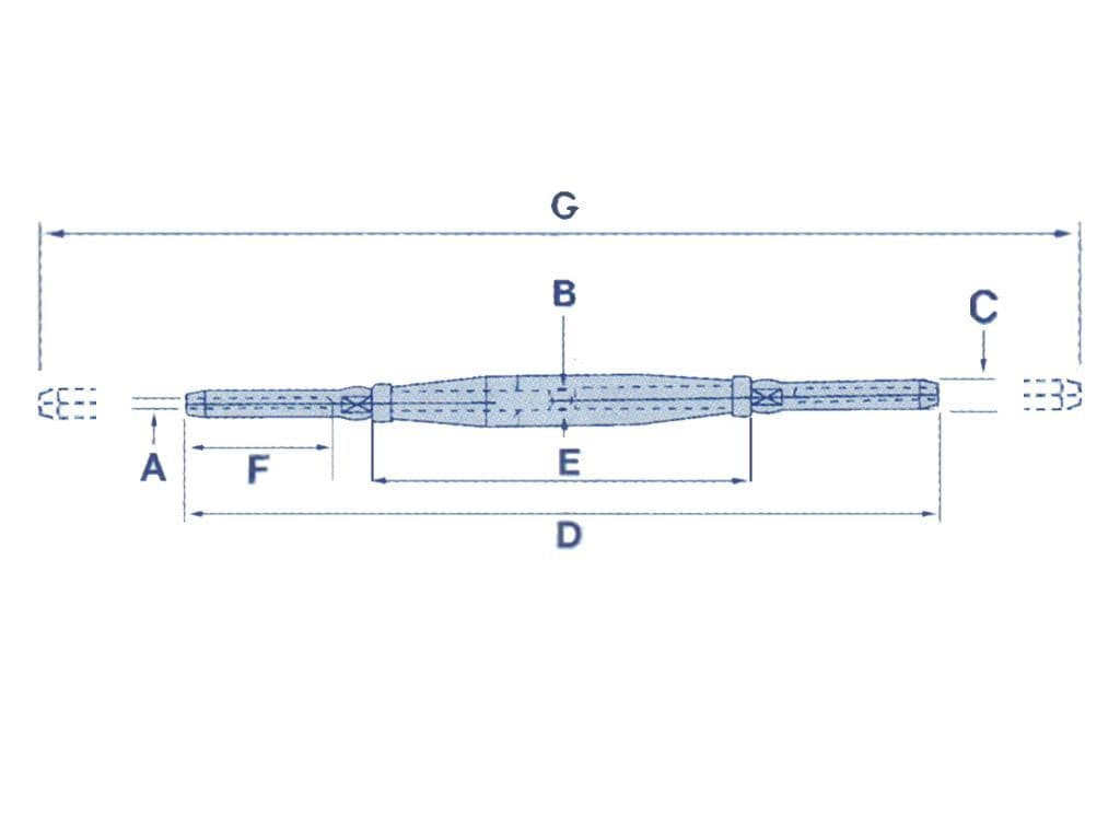 Bottle Rigging Screw 5MM M8 | SecureFix Direct