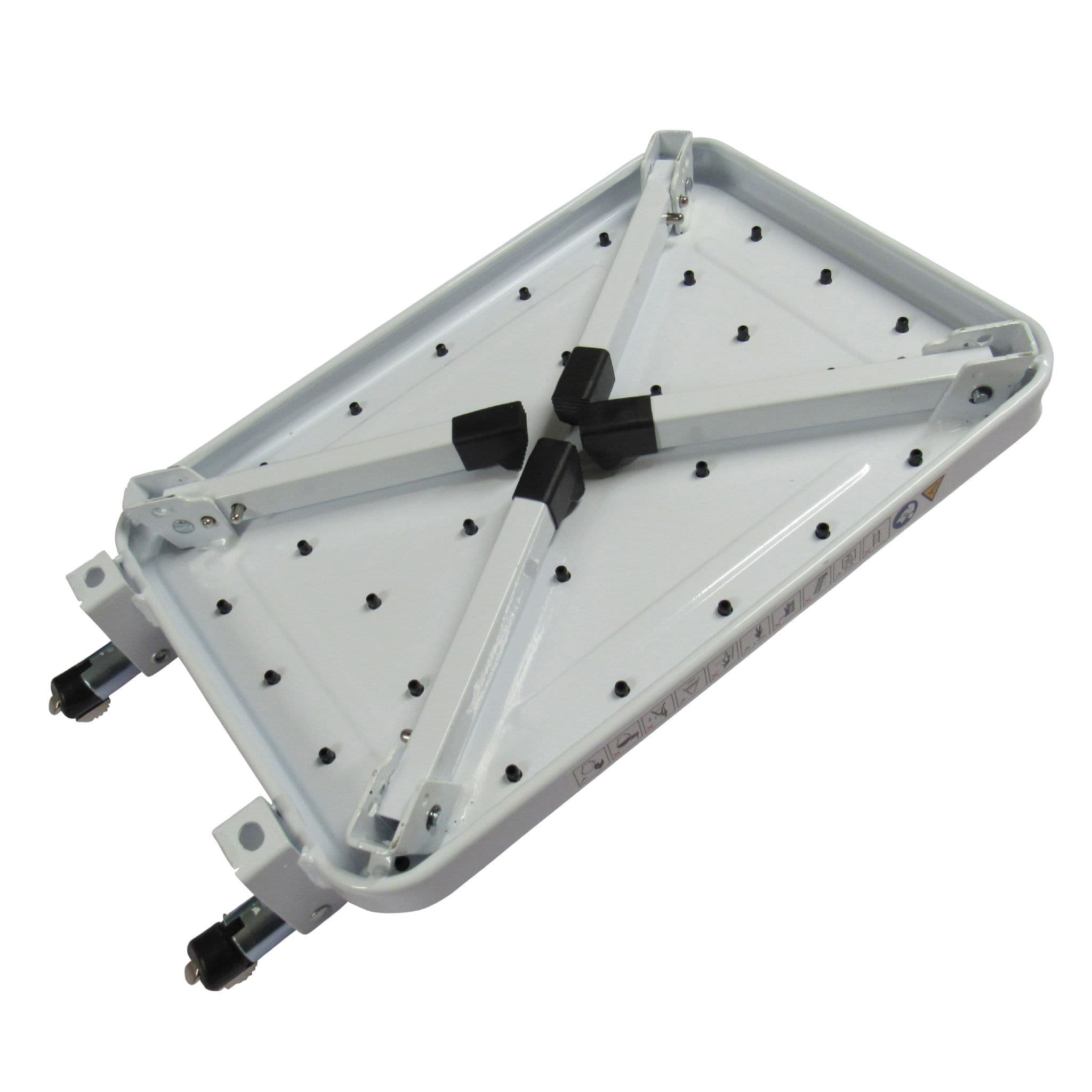 Blue White Folding Caravan Step | SecureFIx Direct