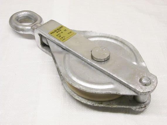 3T 150MM Single Sheave Block With Eye | Securefix Direct