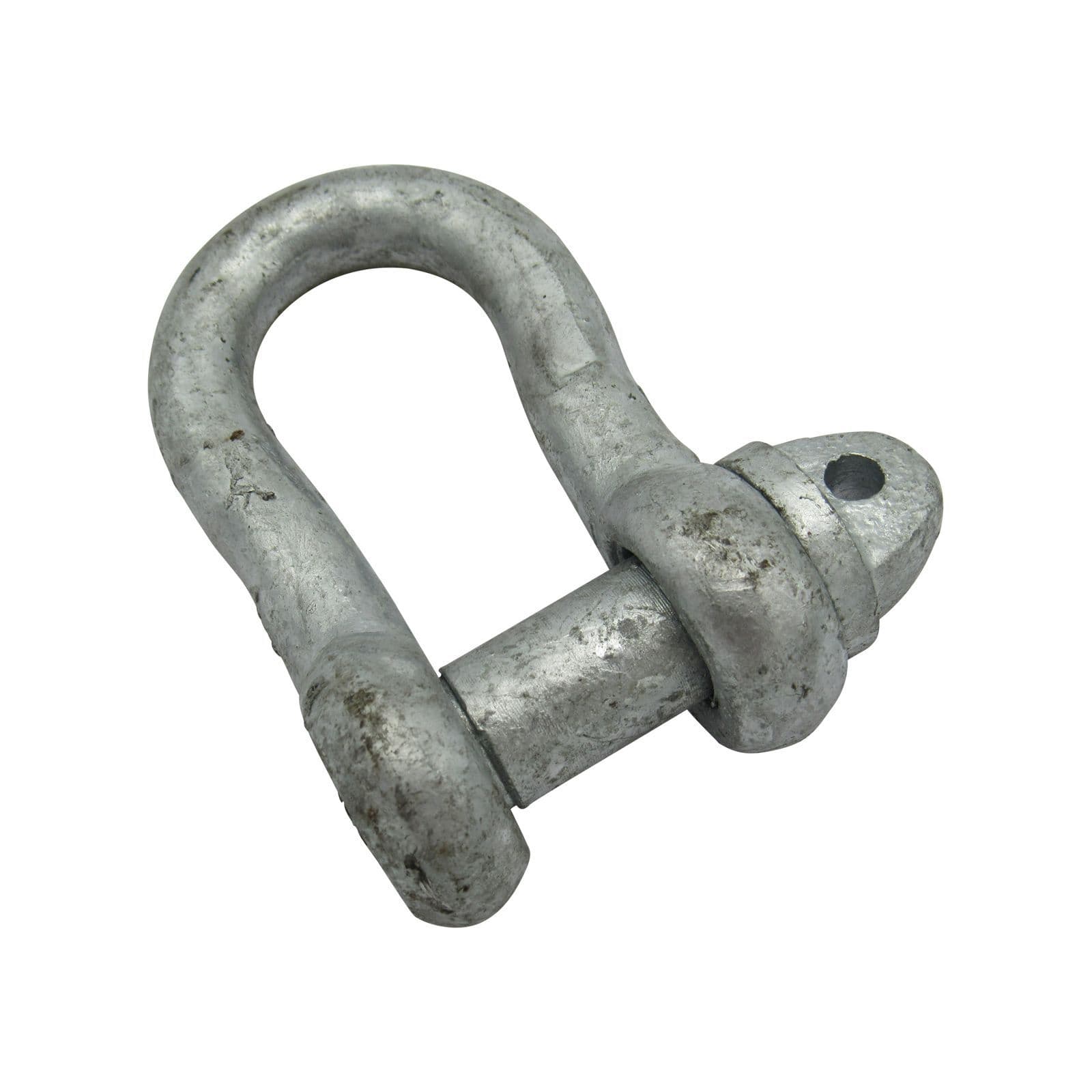 Small Dee Shackle With Screw Pin 1 75 Ton - Galvanised Lifting Towing ...