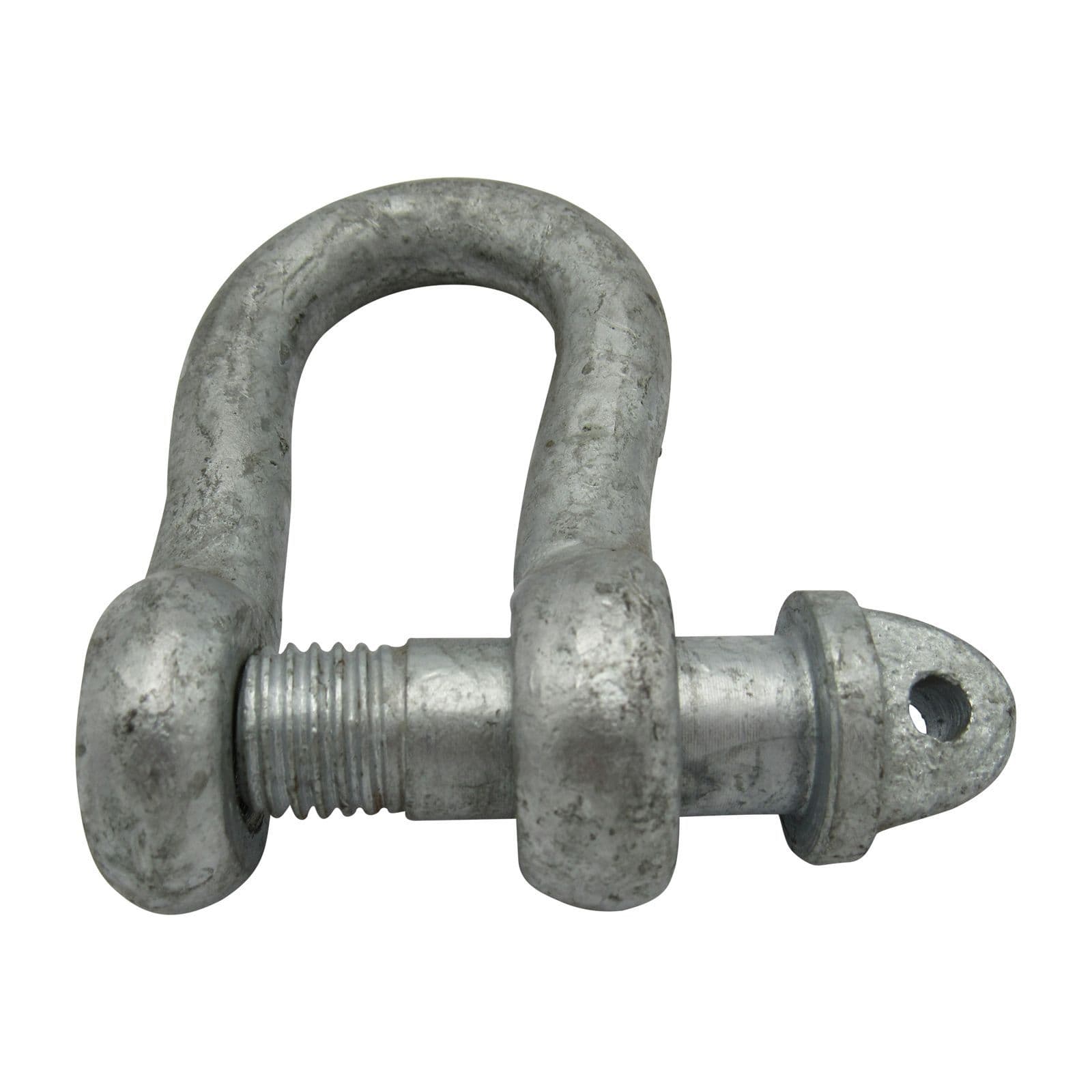 Small Dee Shackle With Screw Pin 3 5 Ton Galvanised - Galv Lifting ...