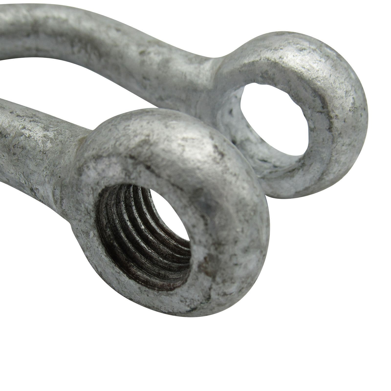 Small Dee Shackle With Screw Pin 4 5 Ton Galvanised - Lifting Towing ...