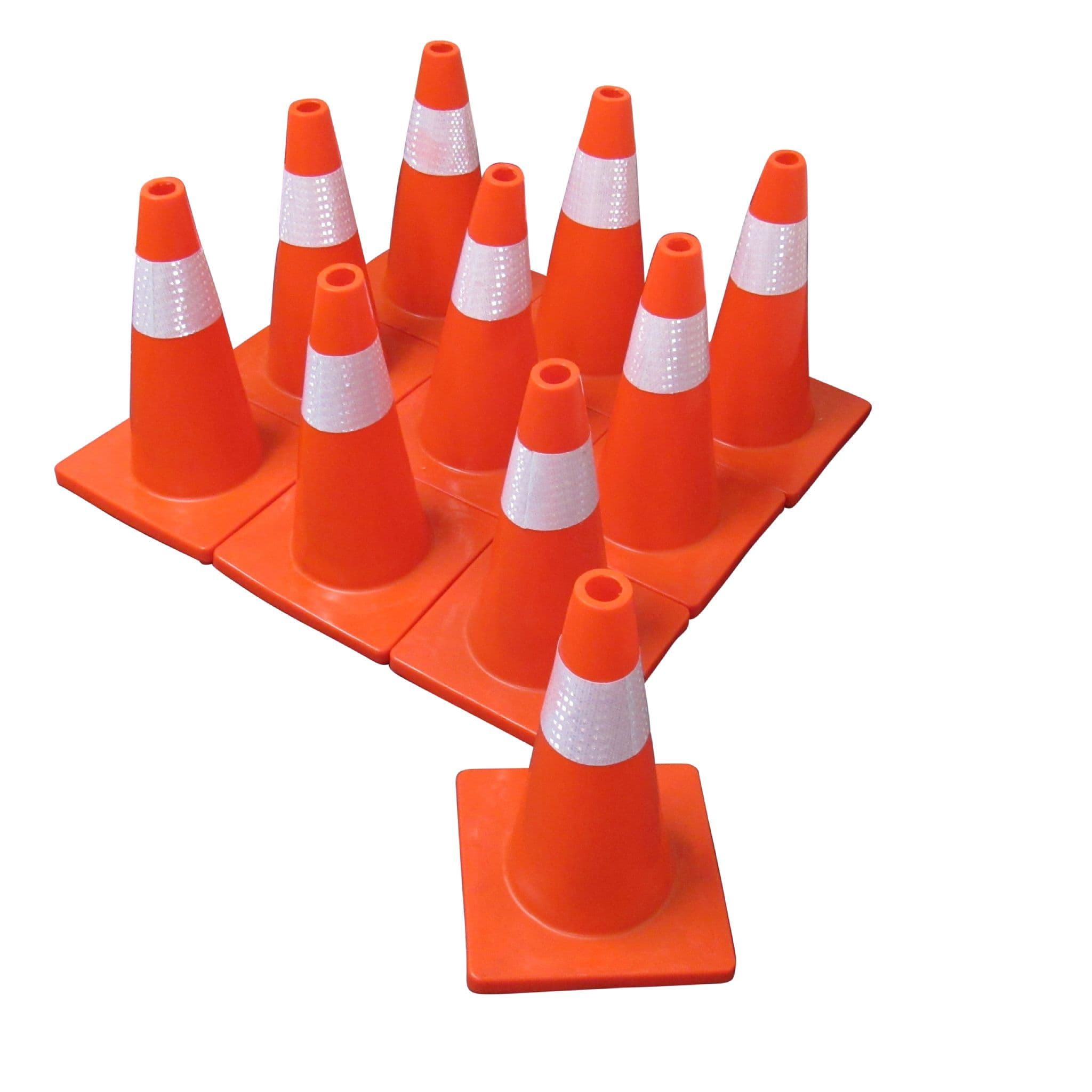 Construction Parking Traffic Cones X10 | SecureFix Direct