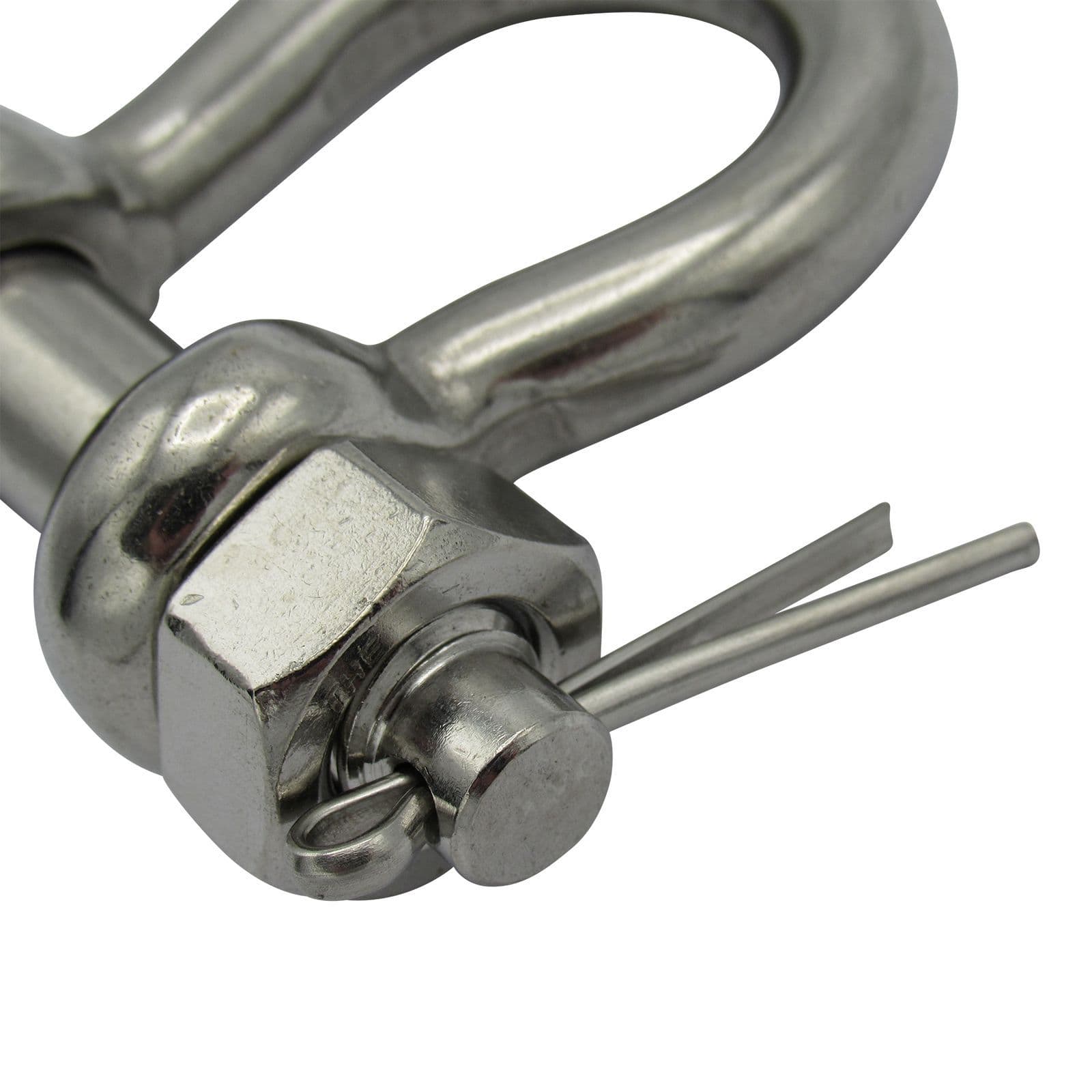 4 Ton Stainless Safety Pin Bow Shackle | SecureFix Direct