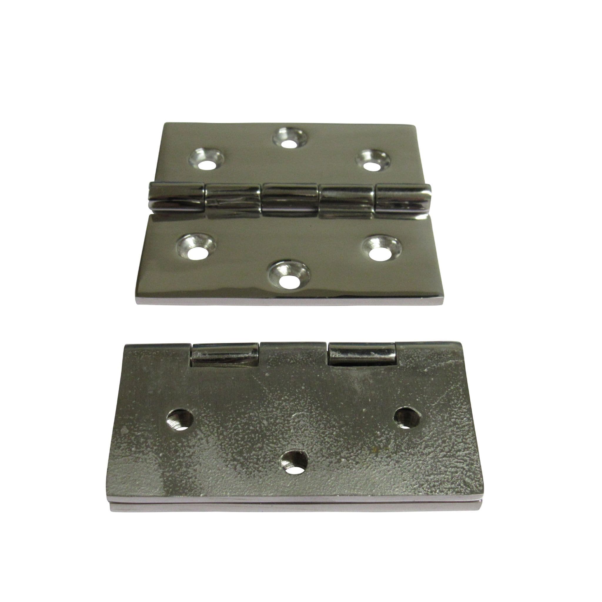 Stainless Steel Door Hinges X2 76MM X 76MM (Cabinet Cupboard Internal ...