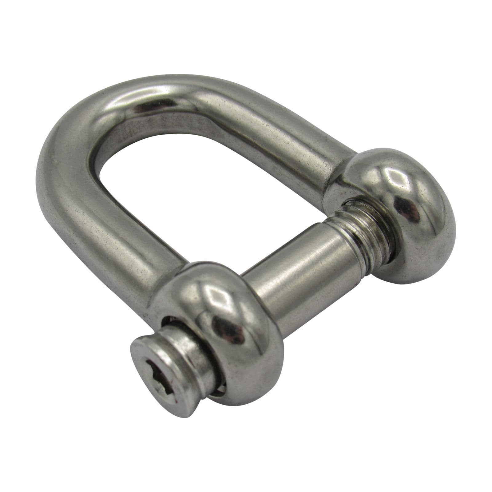 8MM Stainless D Shackle with Allen Head | SecureFix Direct
