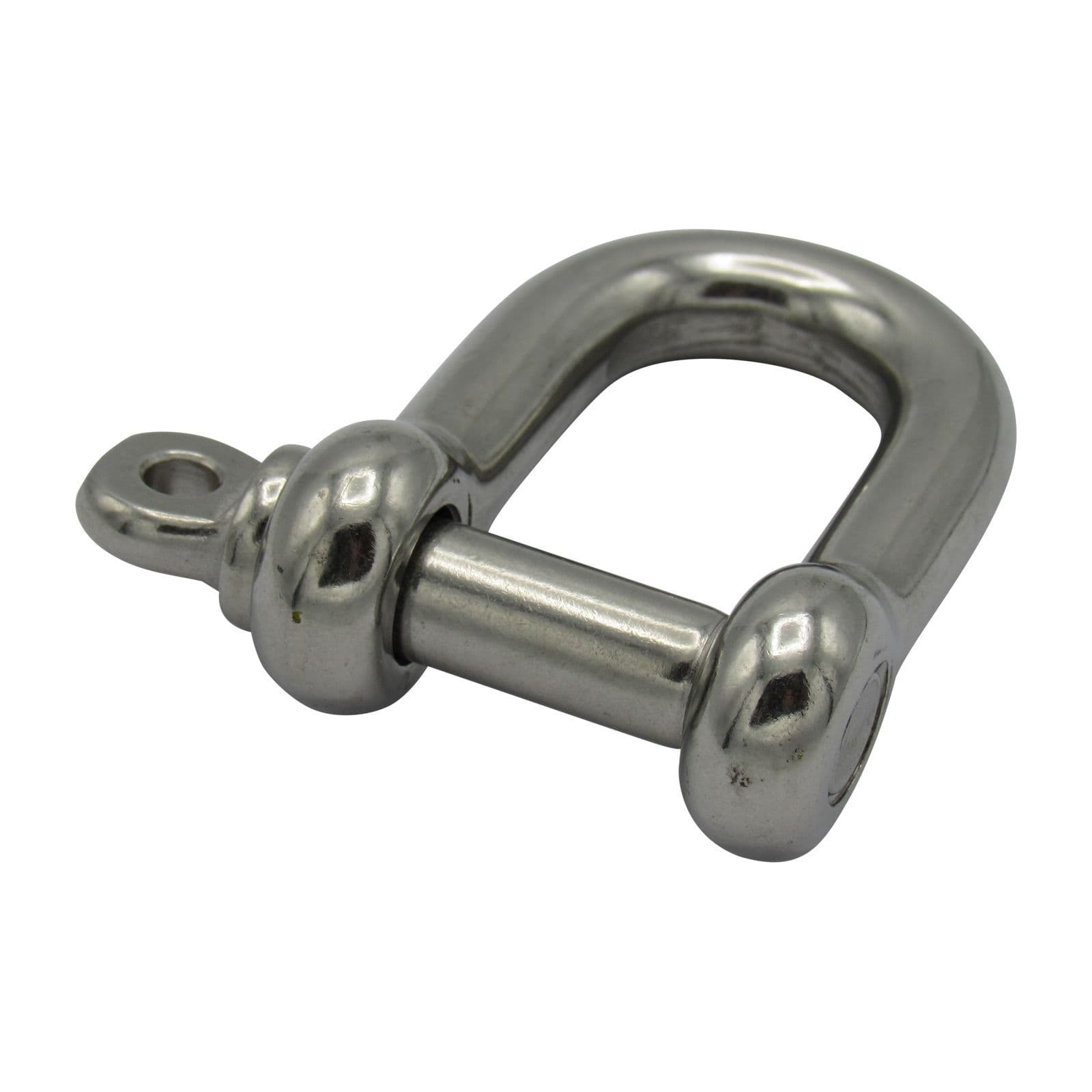 8MM Stainless D Shackle with Collar Pin | SecureFix Direct