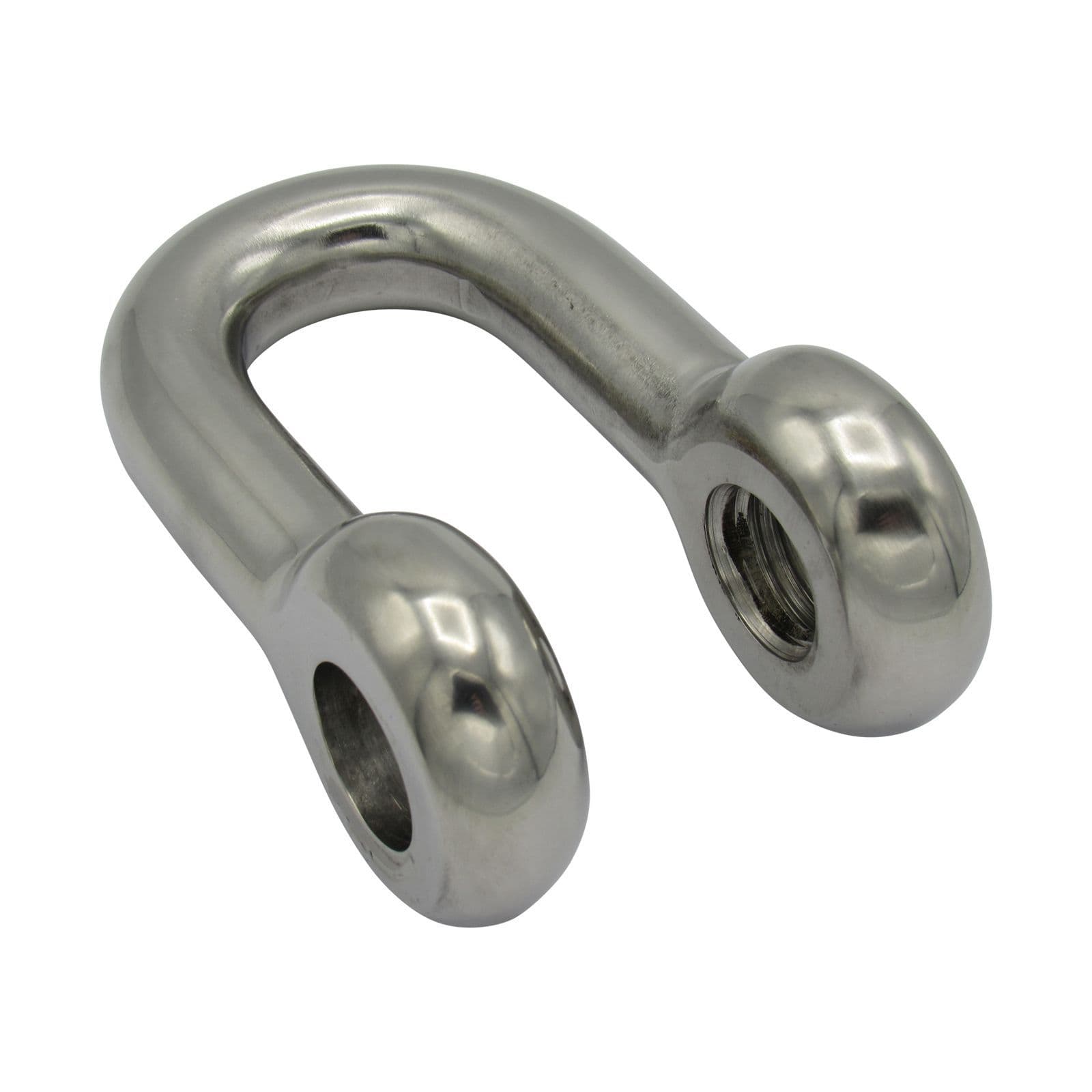 Stainless D Shackle with Screw Pin 4T | SecureFix Direct
